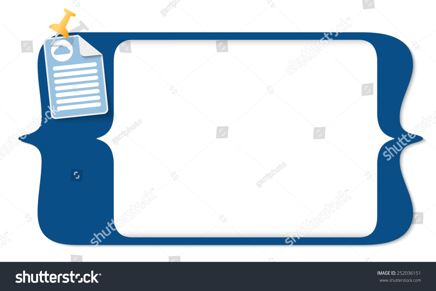 Vector Square Brackets Entering Text Document Stock Vector (Royalty ...