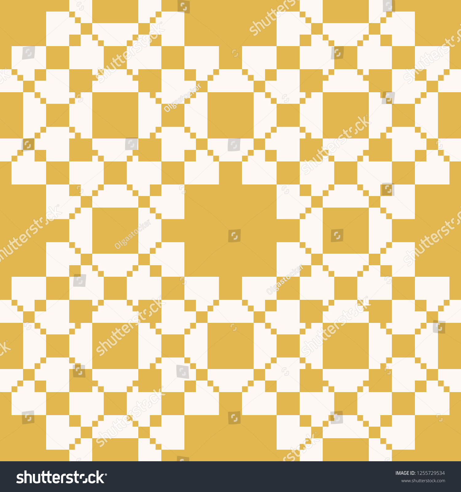 Vector Square Grid Texture Yellow White Stock Vector (Royalty Free ...