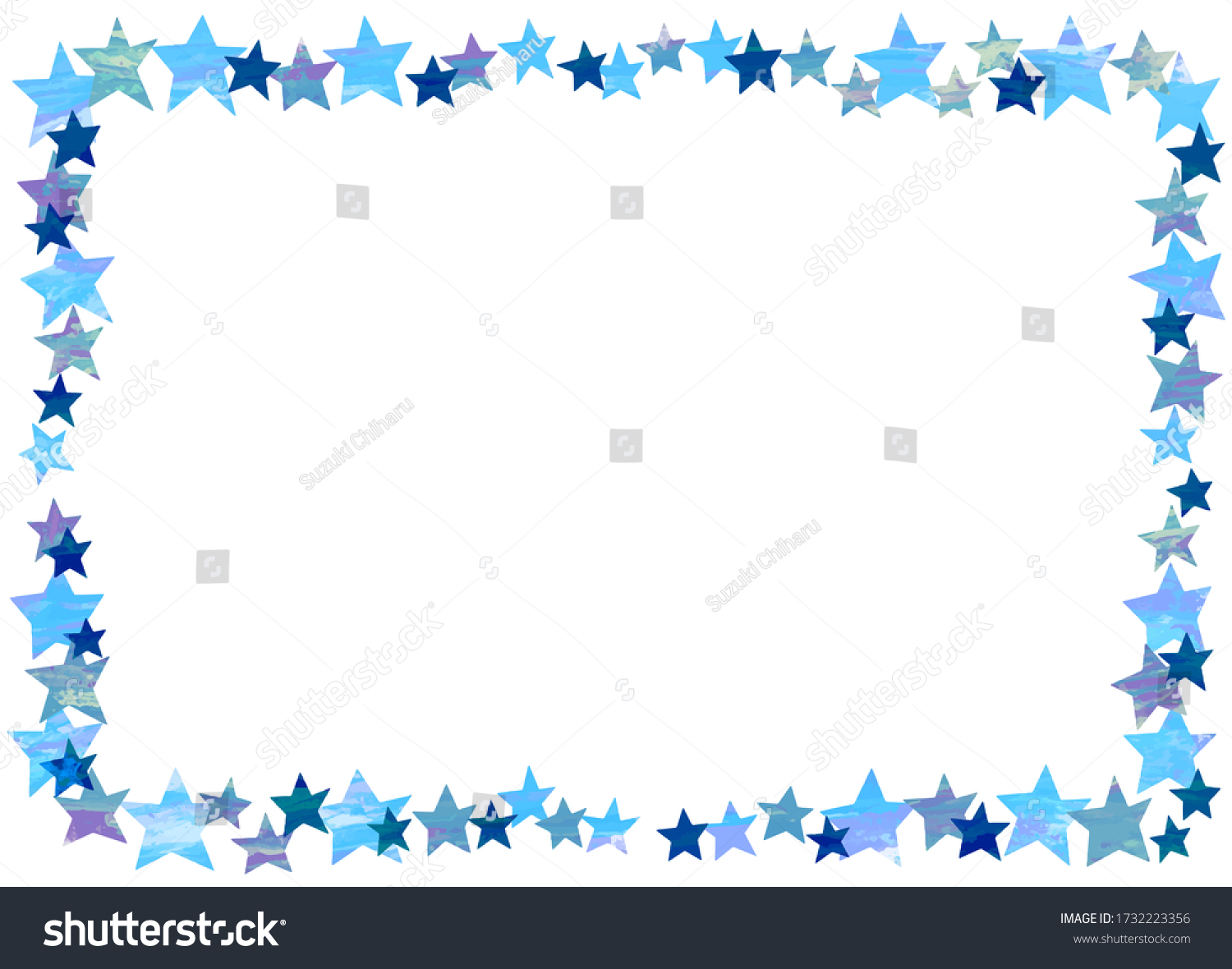 Marco de ilustración de estrella del: vector de stock (libre de ...