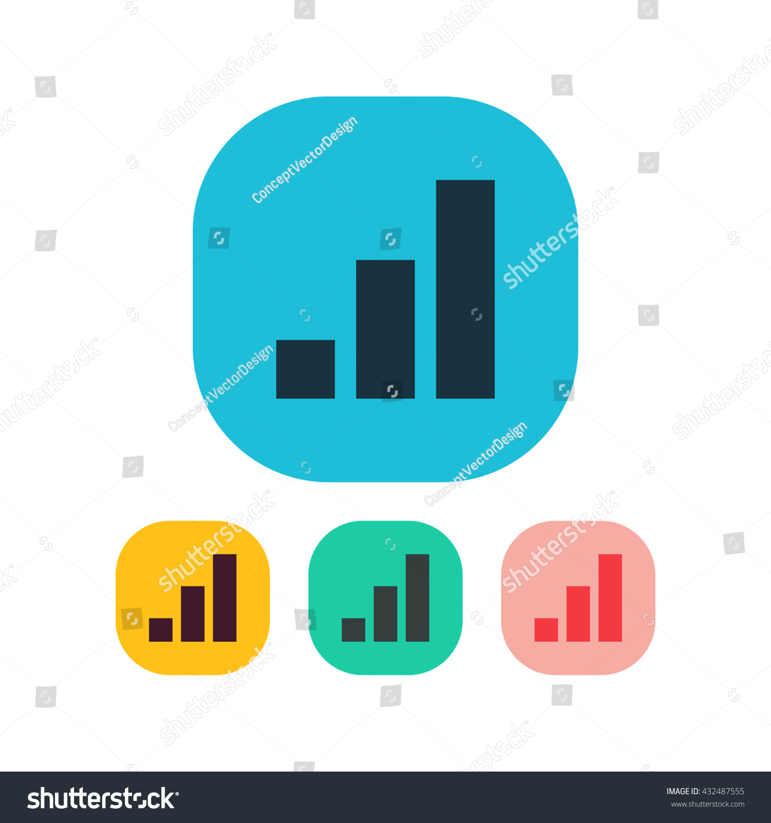 Vector Status Bar Icon Stock Vector (Royalty Free) 432487555 | Shutterstock