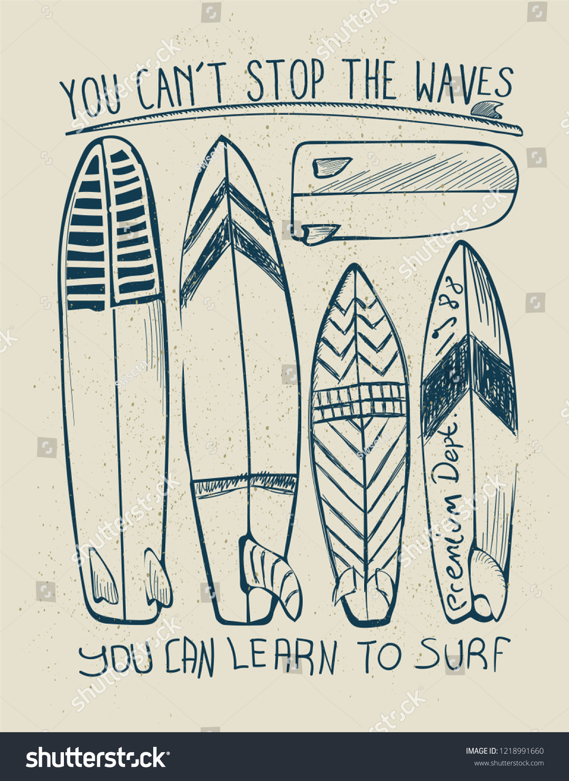 Surfboard drawn: imágenes, fotos de stock y vectores | Shutterstock