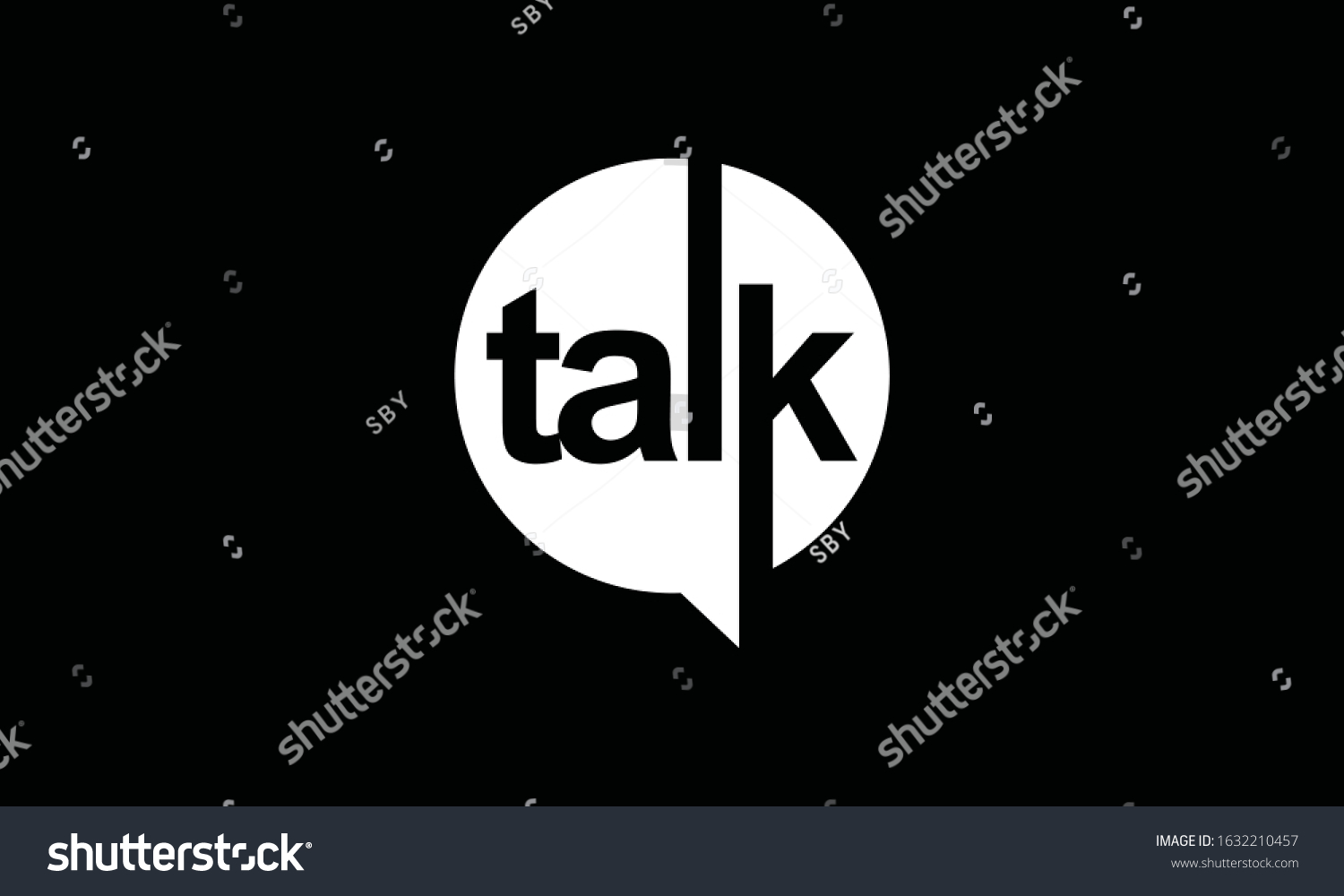Vector Talk Logo Design Inspirations Stock Vector (Royalty Free) 1632210457