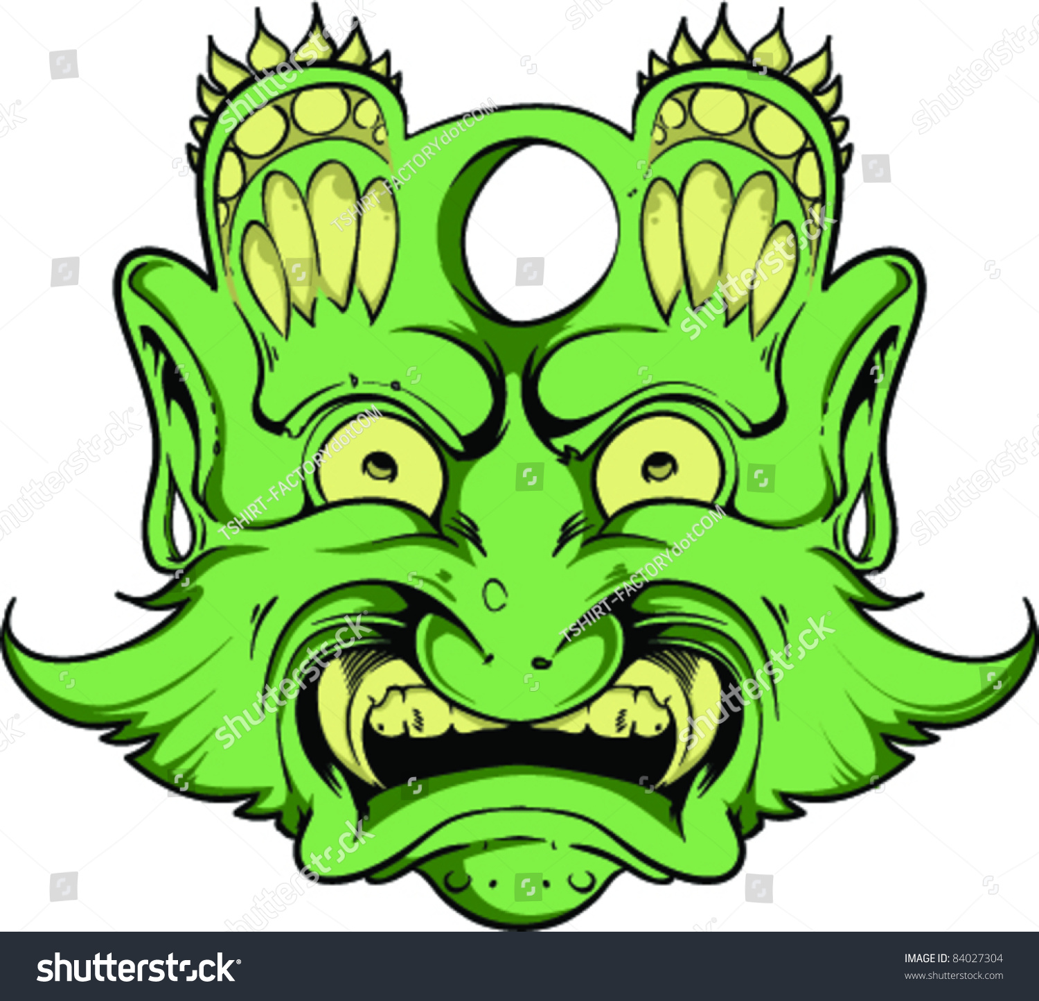 Vector Tattoo Monster Stock Vector (Royalty Free) 84027304 | Shutterstock