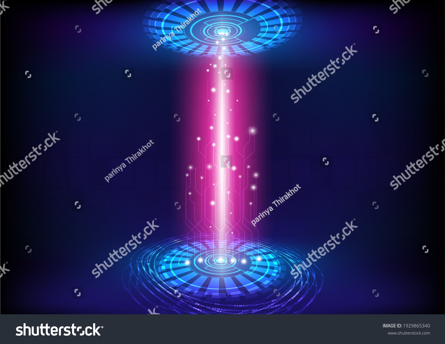 Vector Tech Circle Background Designcircle Digital Stock Vector ...