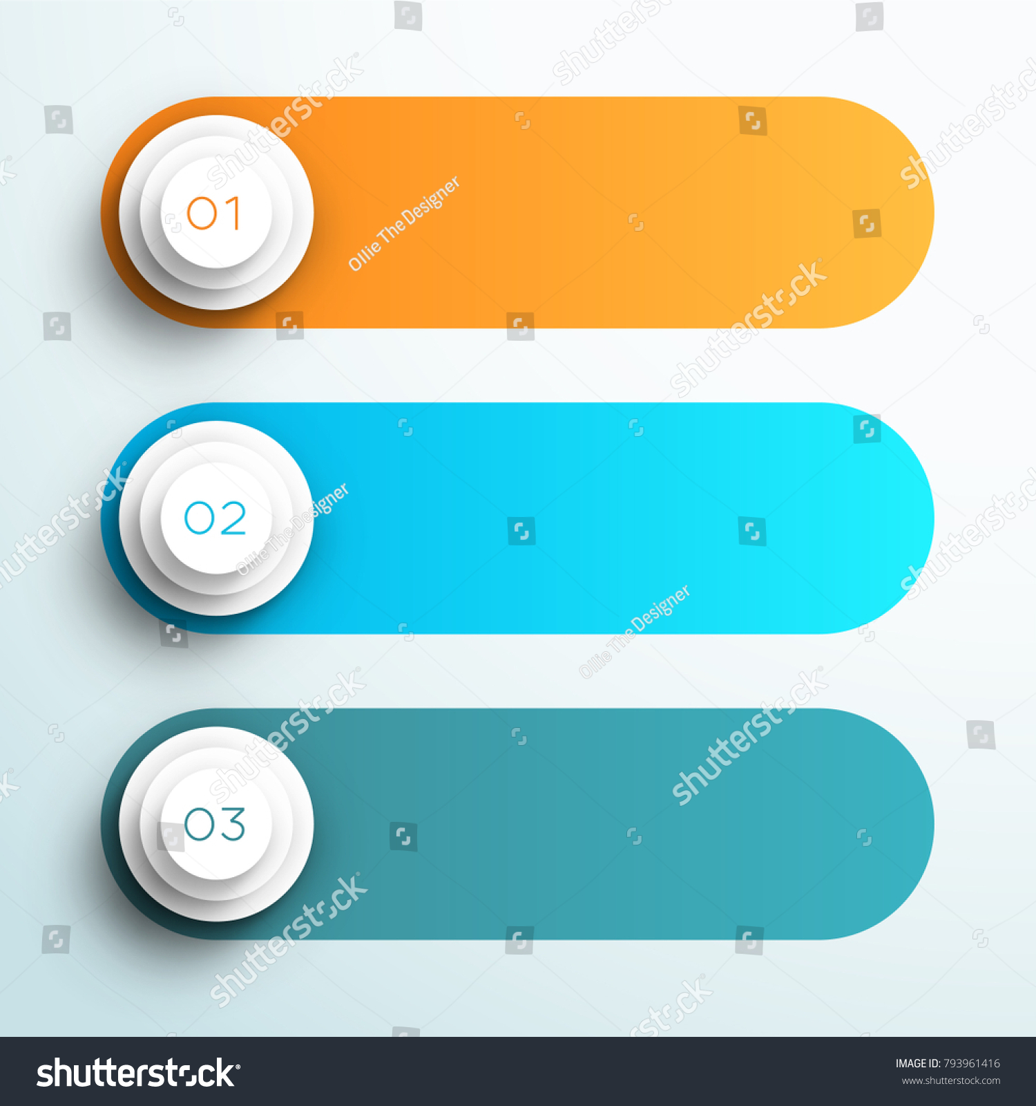 Vector Text Box Banners Infographic 1 库存矢量图（免版税）793961416 | Shutterstock