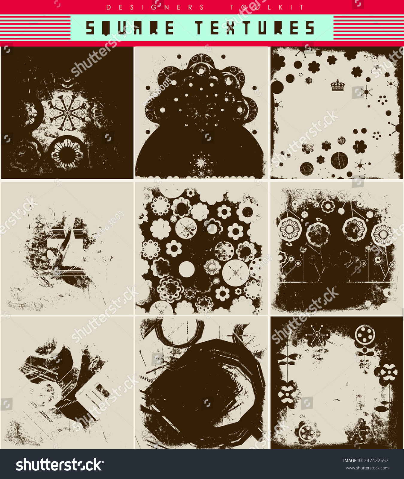 Vector Textures Stock Vector (Royalty Free) 242422552 | Shutterstock