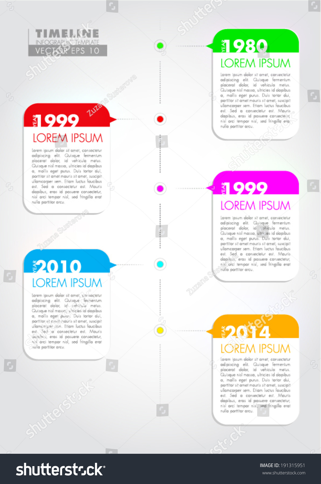 Vector Timeline Infographic Eps Illustration: เวกเตอร์สต็อก (ปลอดค่า ...