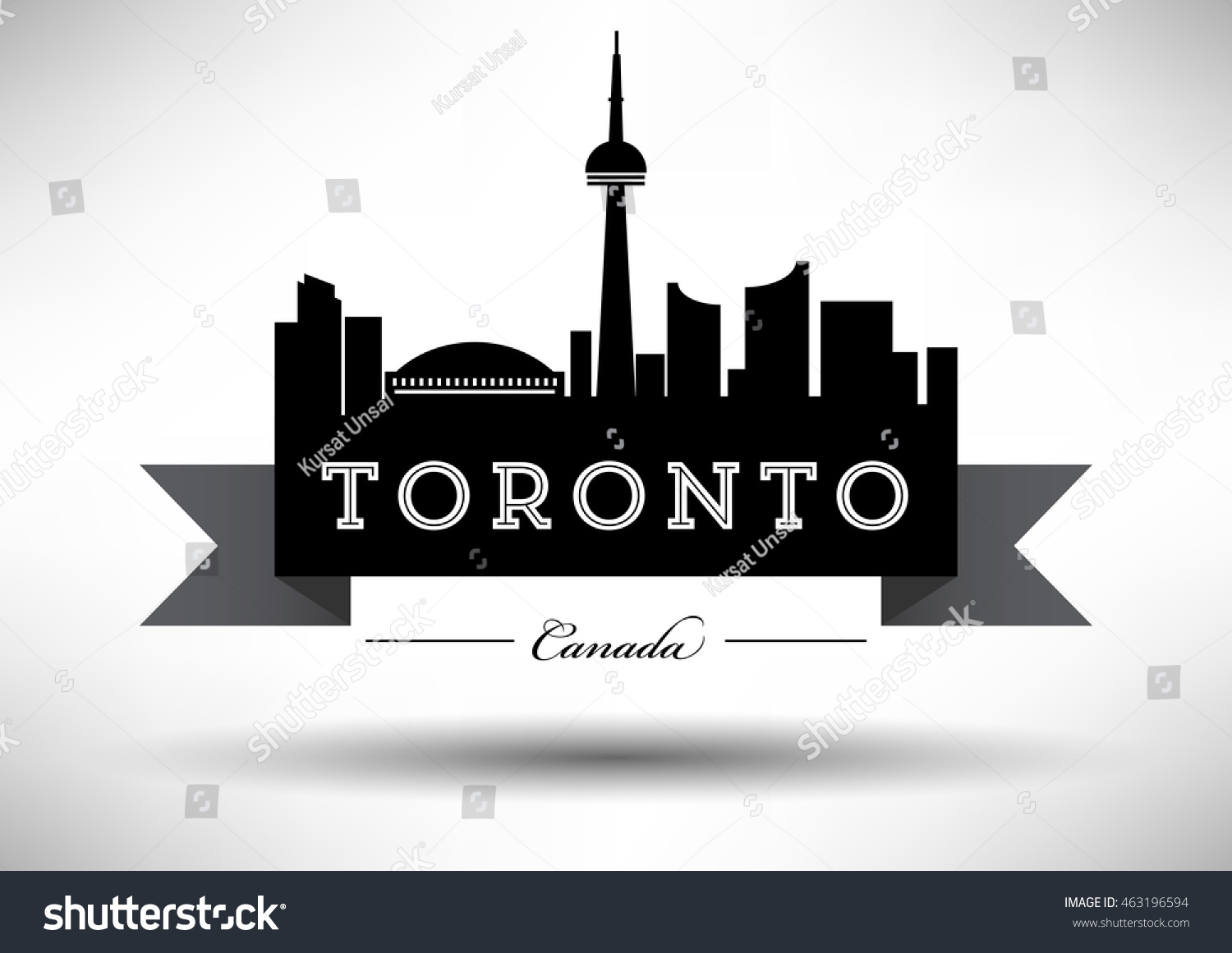 2,173 Toronto skyline silhouette Images, Stock Photos & Vectors ...