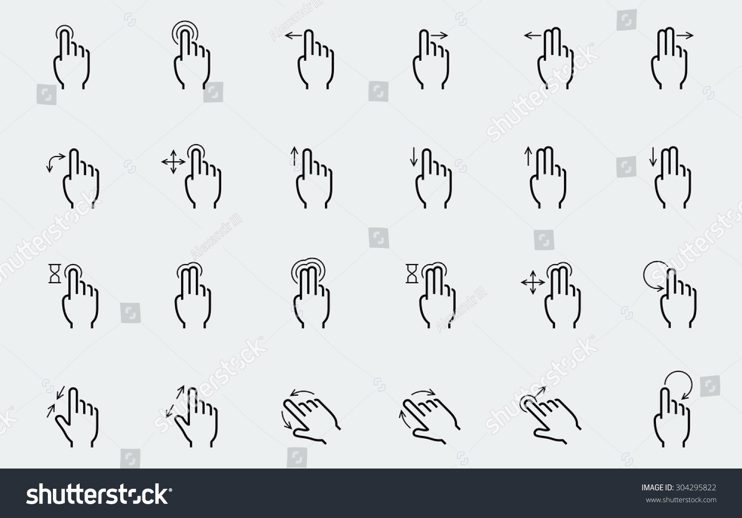 79,428 Touch gestures icon Images, Stock Photos & Vectors | Shutterstock
