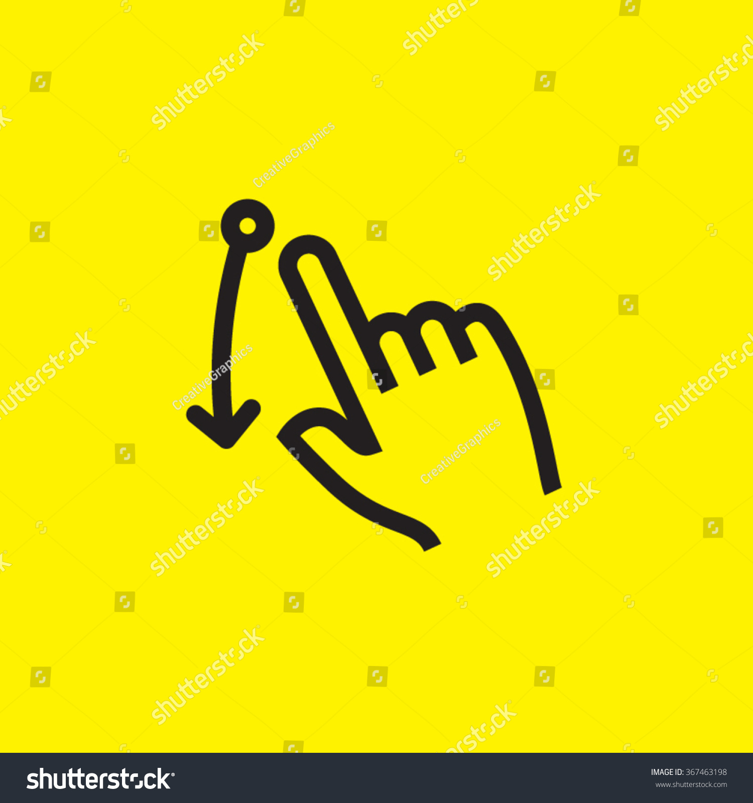 5,243 Swipe down icon Images, Stock Photos & Vectors | Shutterstock