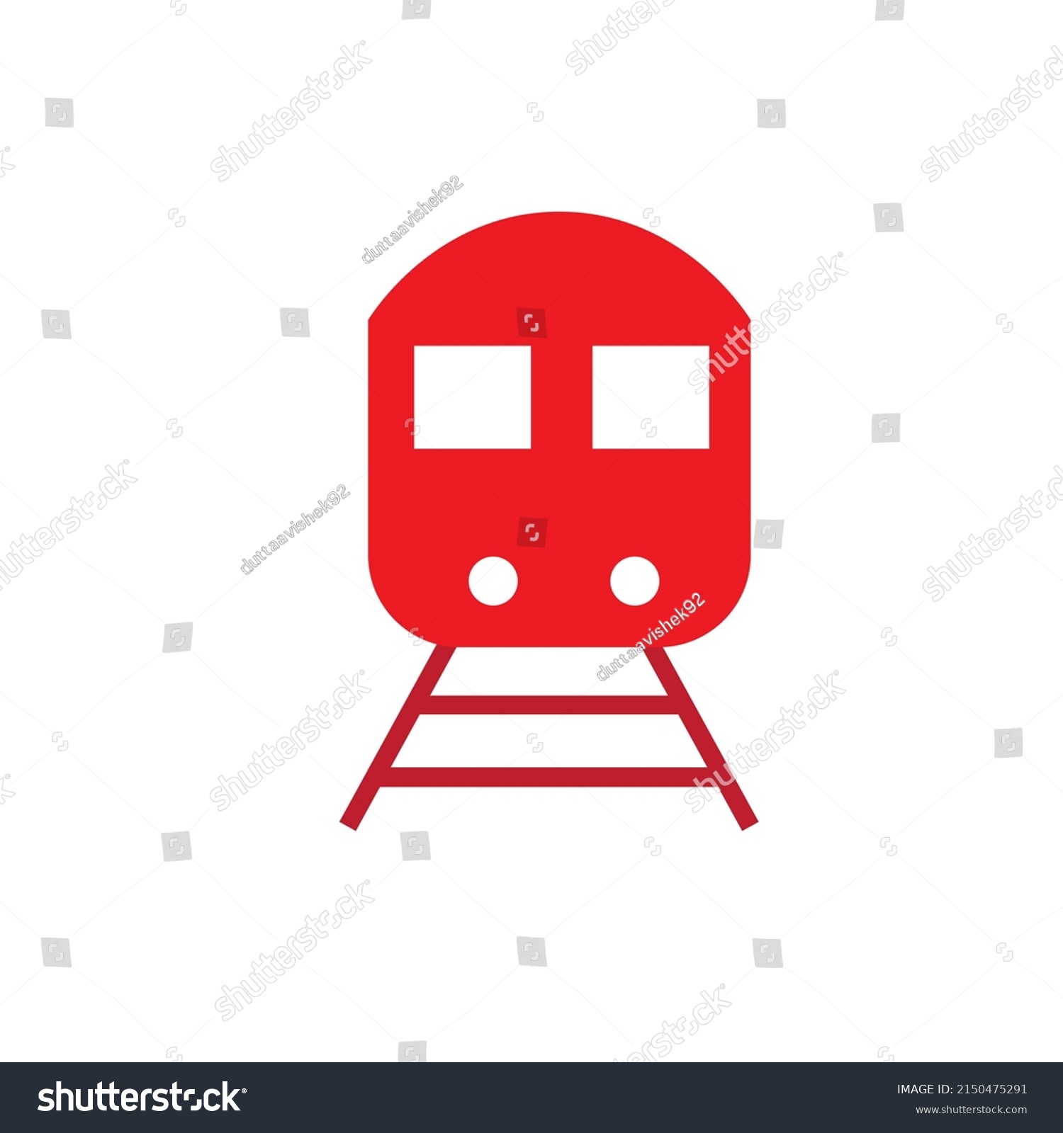 Vector Train Logo Transport Logo Stock Vector (Royalty Free) 2150475291 ...