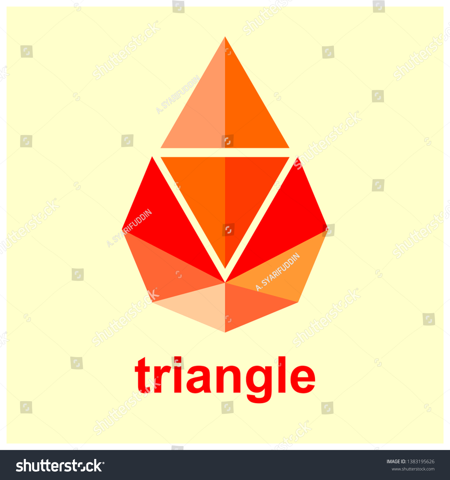 Vector Triangle Company Logo Stock Vector (Royalty Free) 1383195626