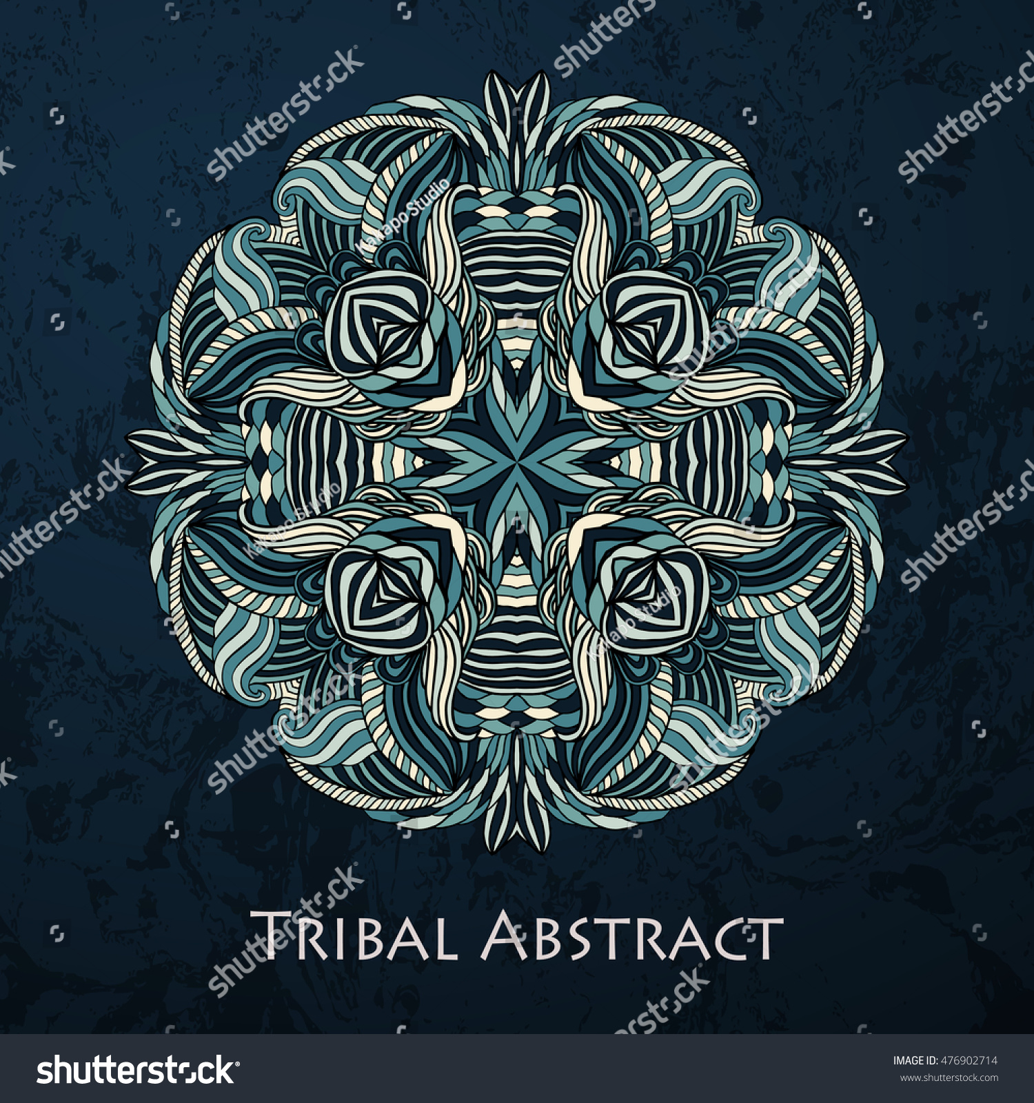 Vector Tribal Abstract Element Design Decor Stock Vector (Royalty Free ...