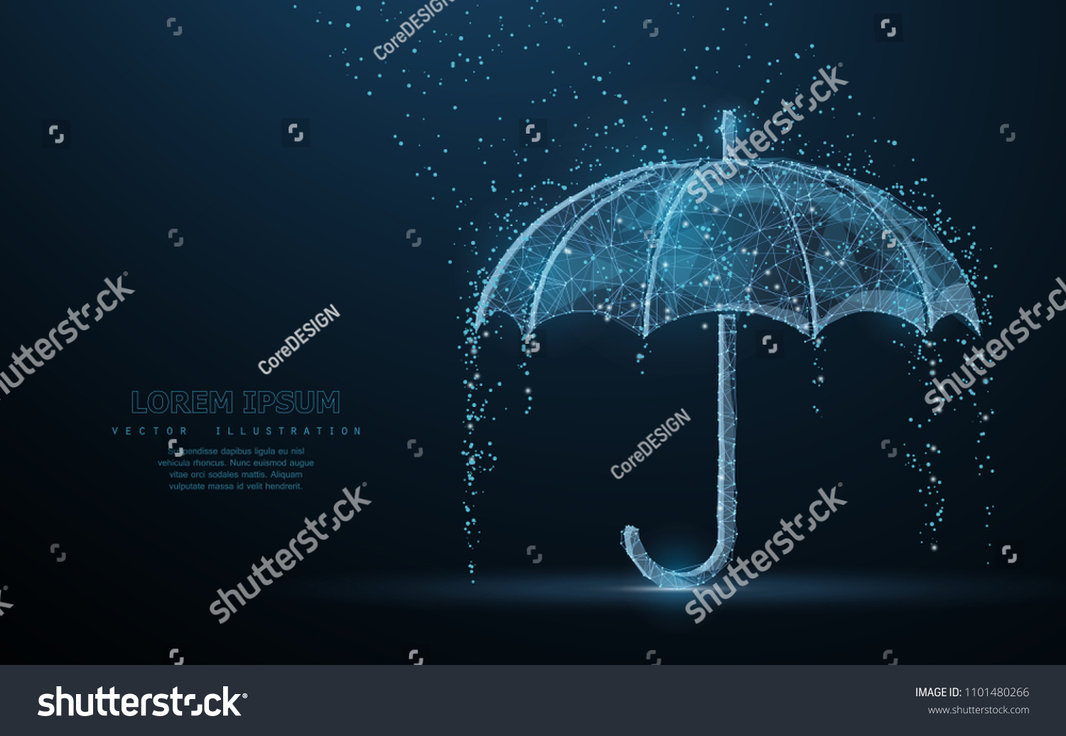 Vector Umbrella Rain Protection Abstract Wire Stock Vector (Royalty ... Vector Umbrella Rain Protection Abstract Wire Stock Vector (Royalty ...