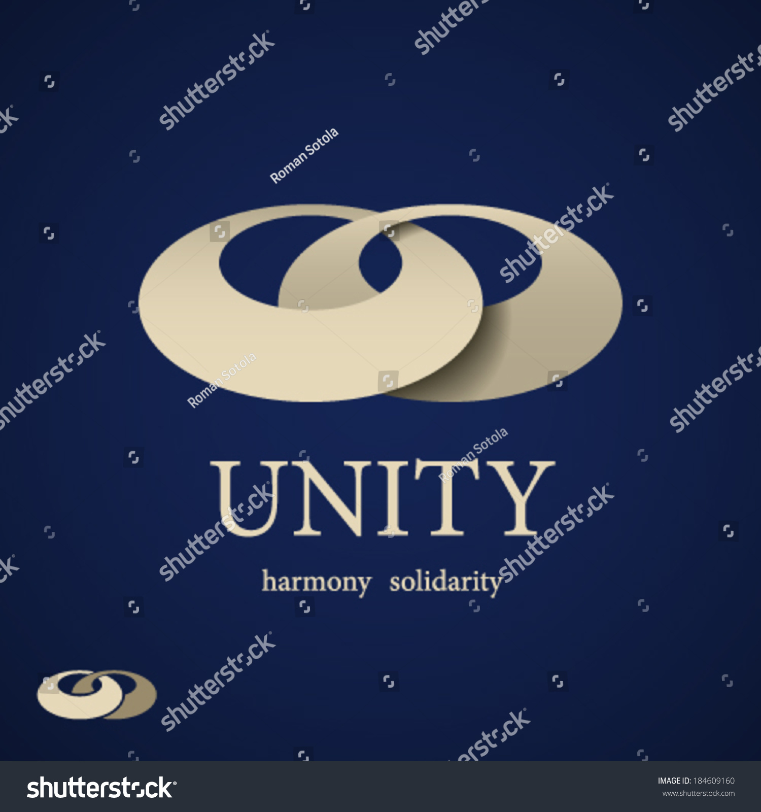 Vector United Circles Symbol Design Template Stock Vector (Royalty Free ...