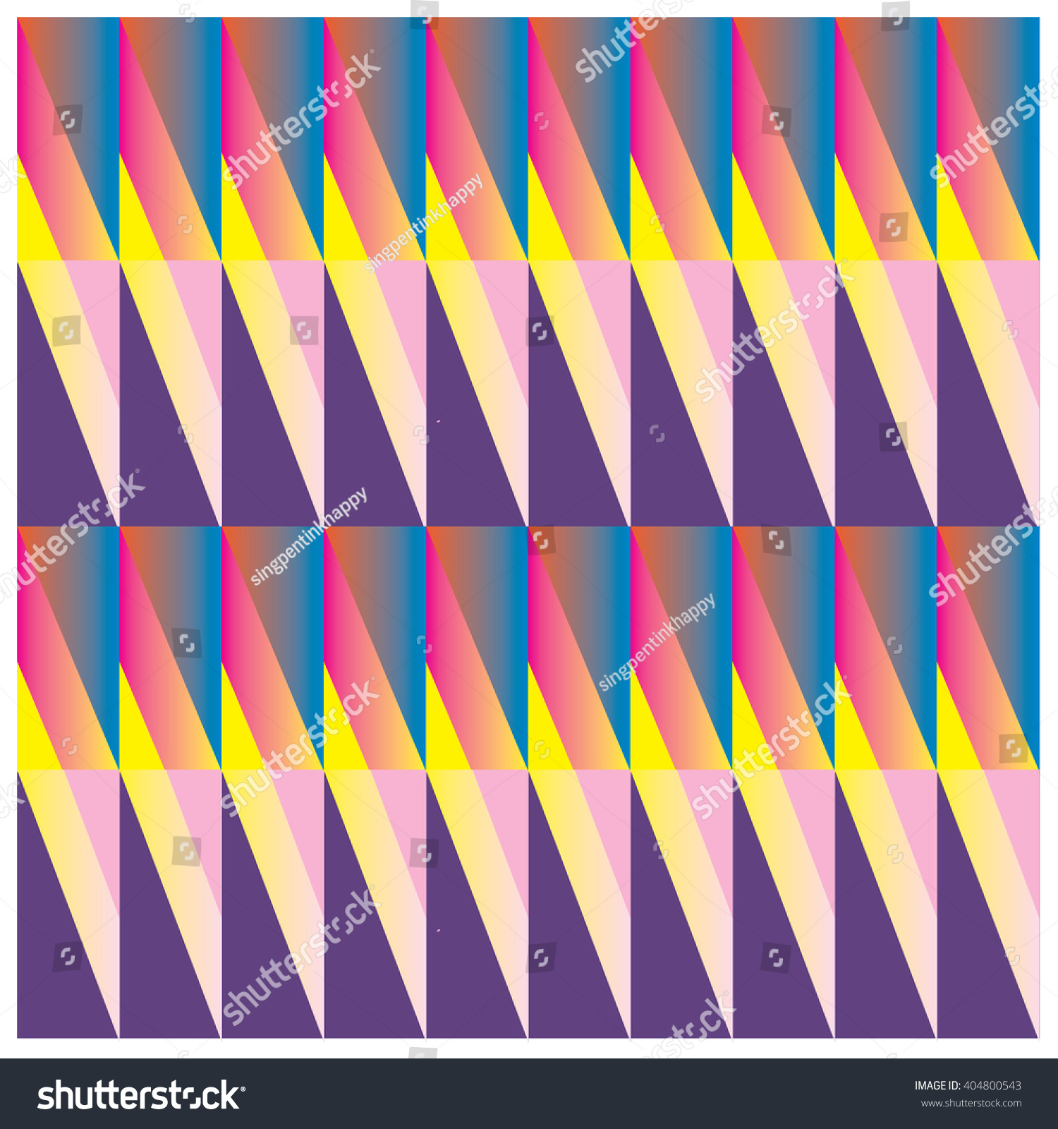 Vector Vintage Colorful Angular Triangle Pattern Stock Vector (Royalty ...