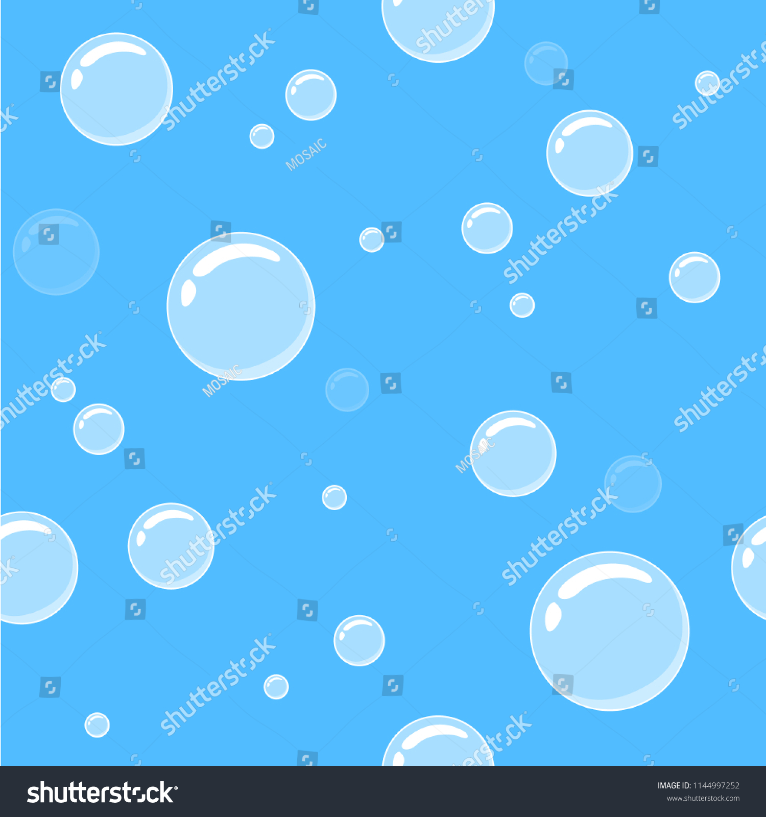 Vector Wallpaper Texture Seamless Texture Bubbles 스톡 벡터(로열티 프리 ...