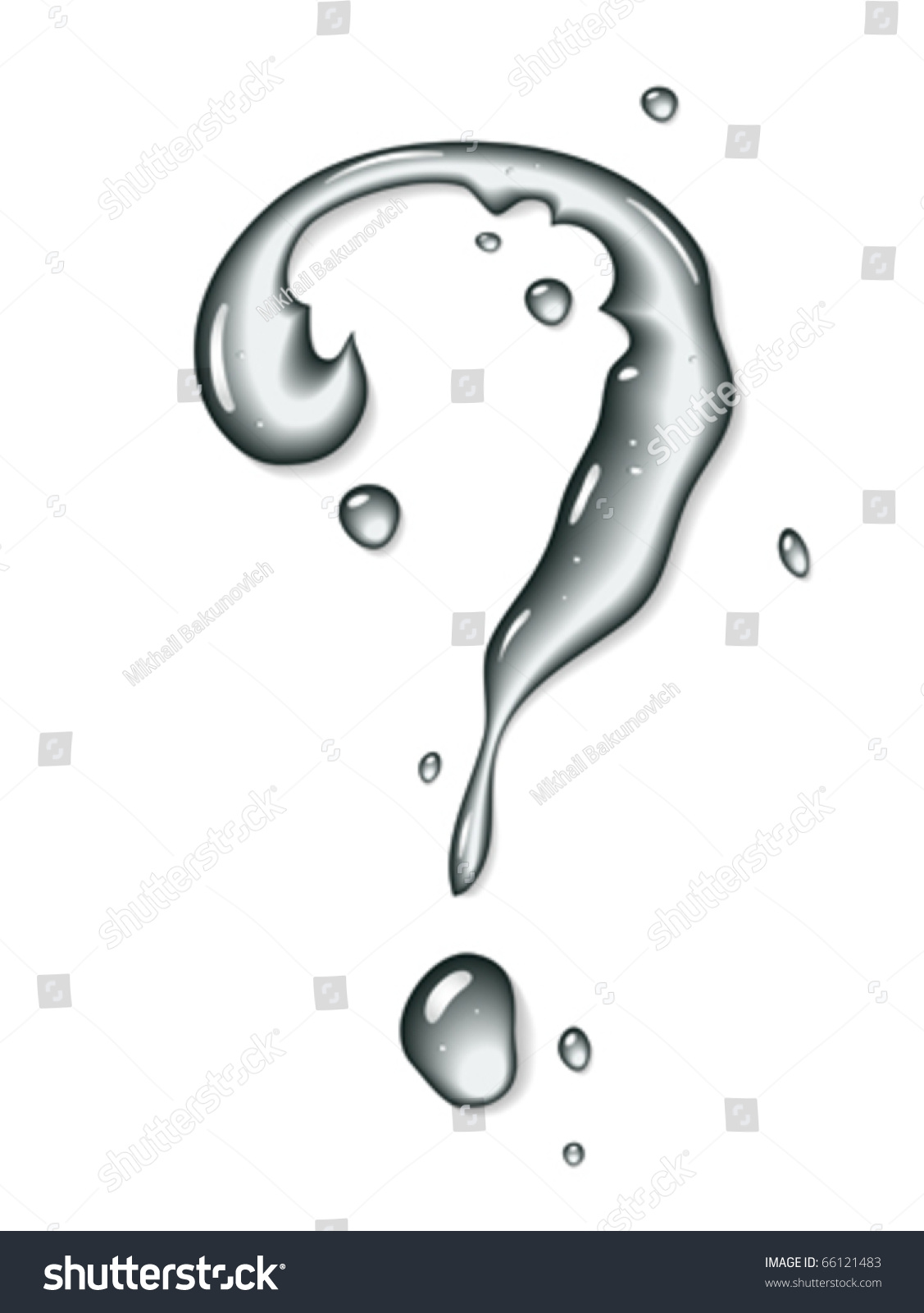 Vector Water Question Mark Water Font: เวกเตอร์สต็อก (ปลอดค่าลิขสิทธิ์ ...