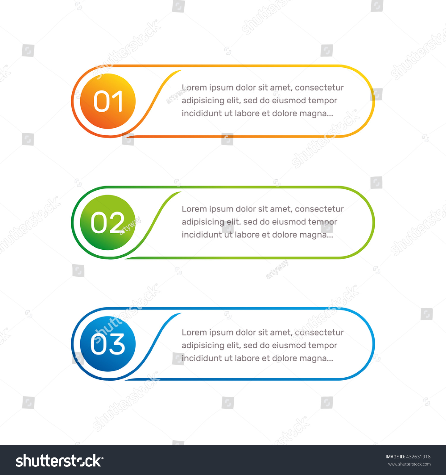 Vector Web Template Layout Workflow Outline Stock Vector (Royalty Free ...