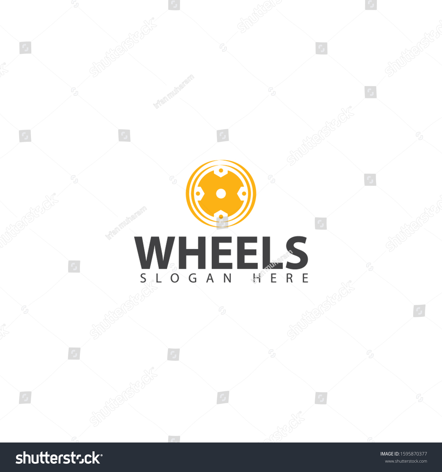 Vector Wheels Simple Modern Shapes Stock Vector (Royalty Free ...