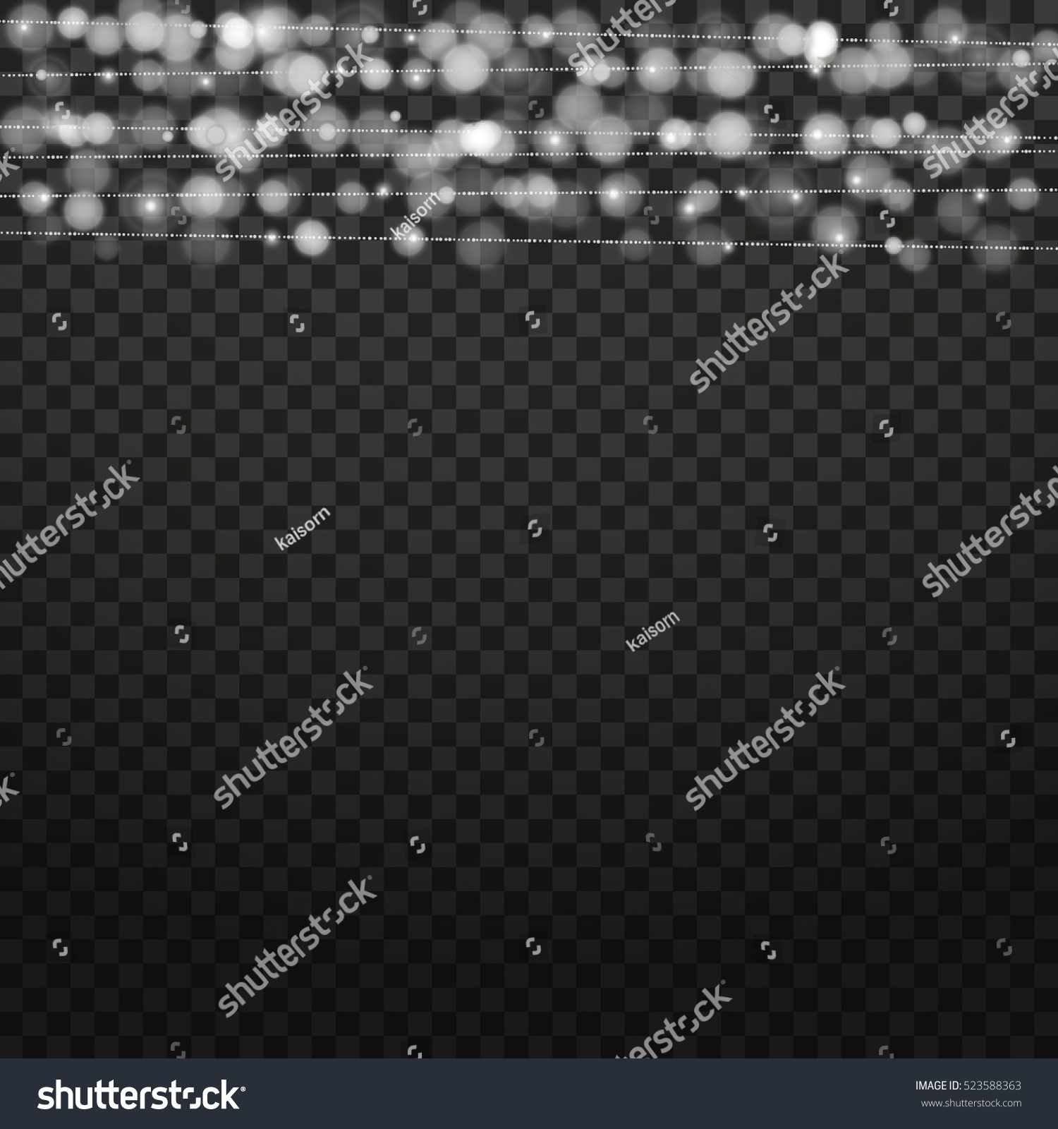 Vector White Glitter Particles Background Effect: vector de stock (libre de regalías) 523588363 ...