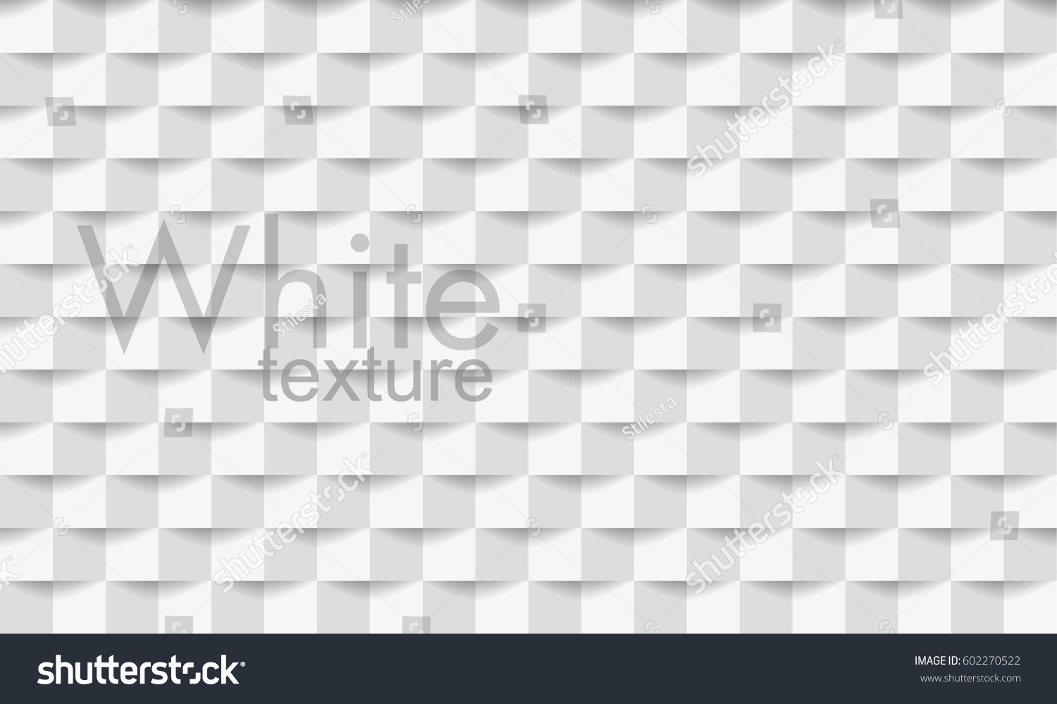 Vector White Texture Squares Minimalism : image vectorielle de stock ...