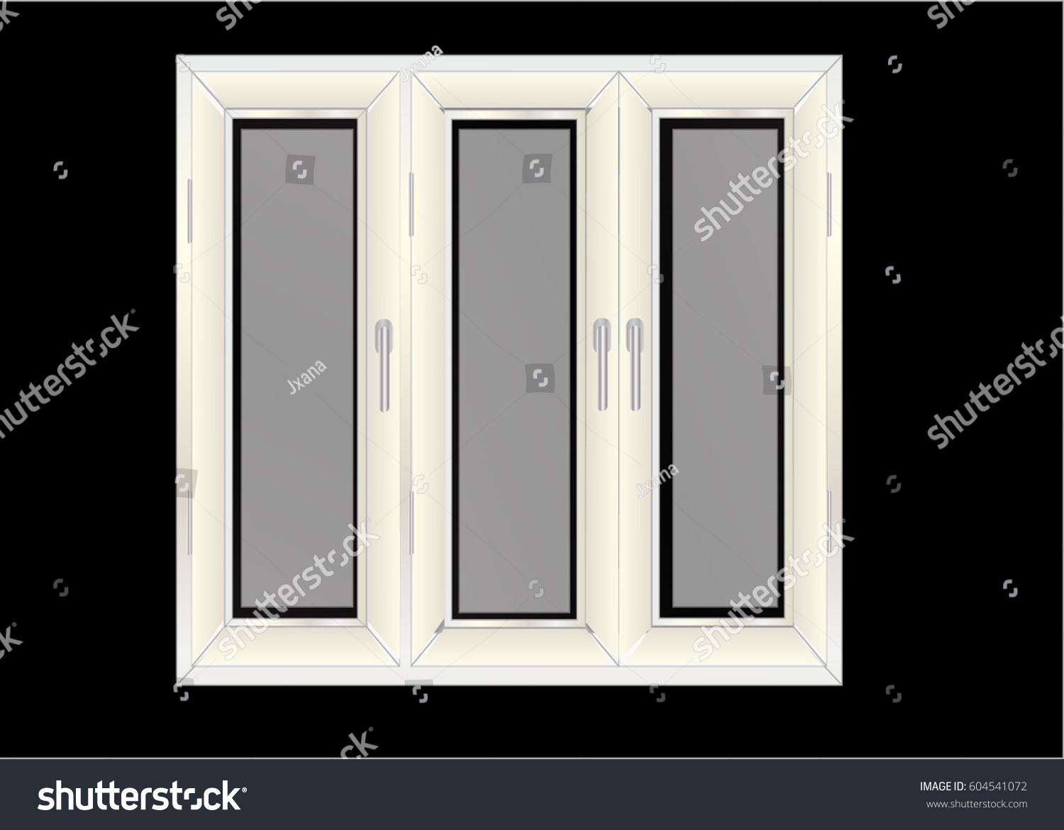 Vector Windows Plastic Illustration Isolated Design Stock Vector ...