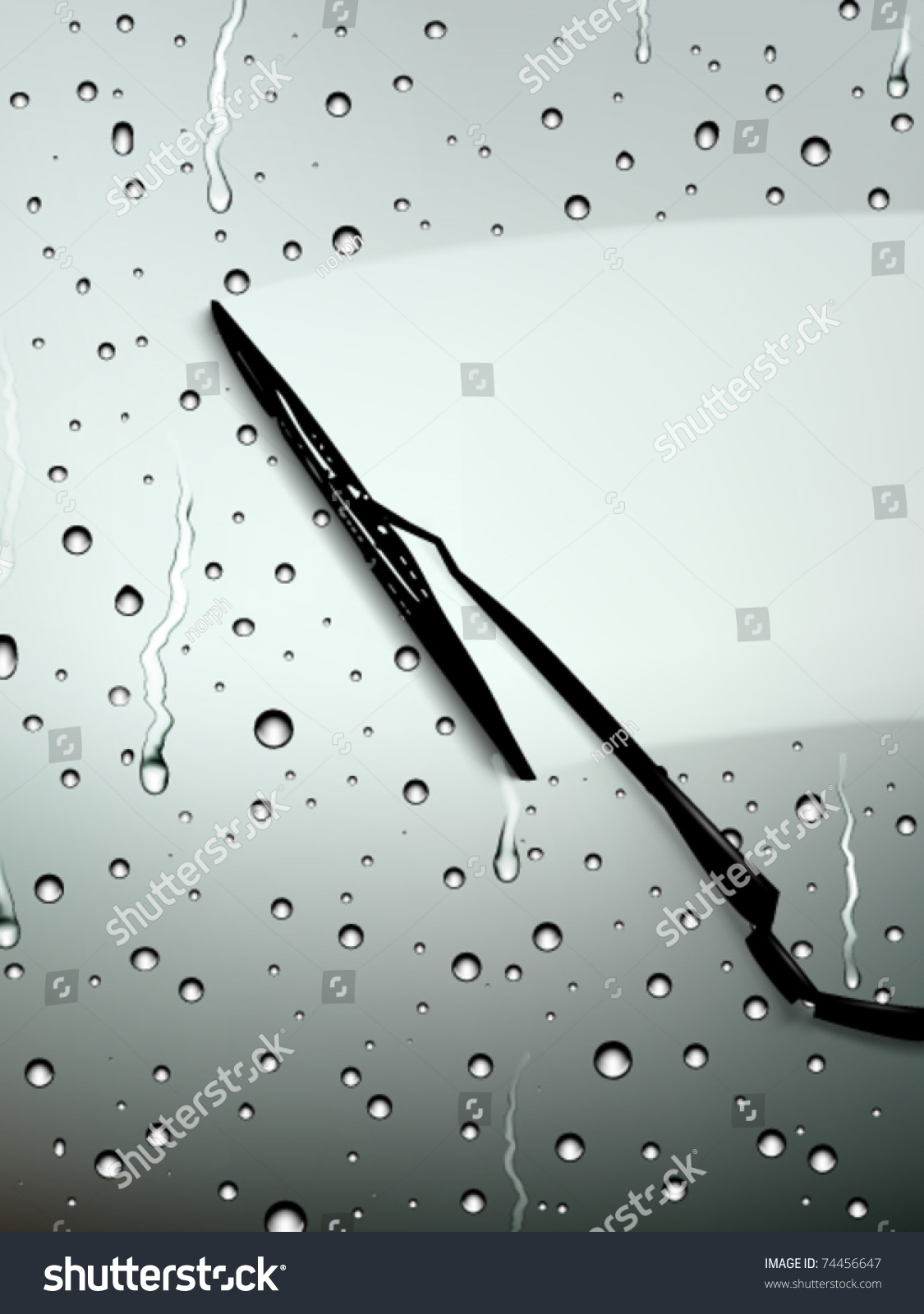 Vector Windscreen Wiper Illustration Stock Vector (Royalty Free ...