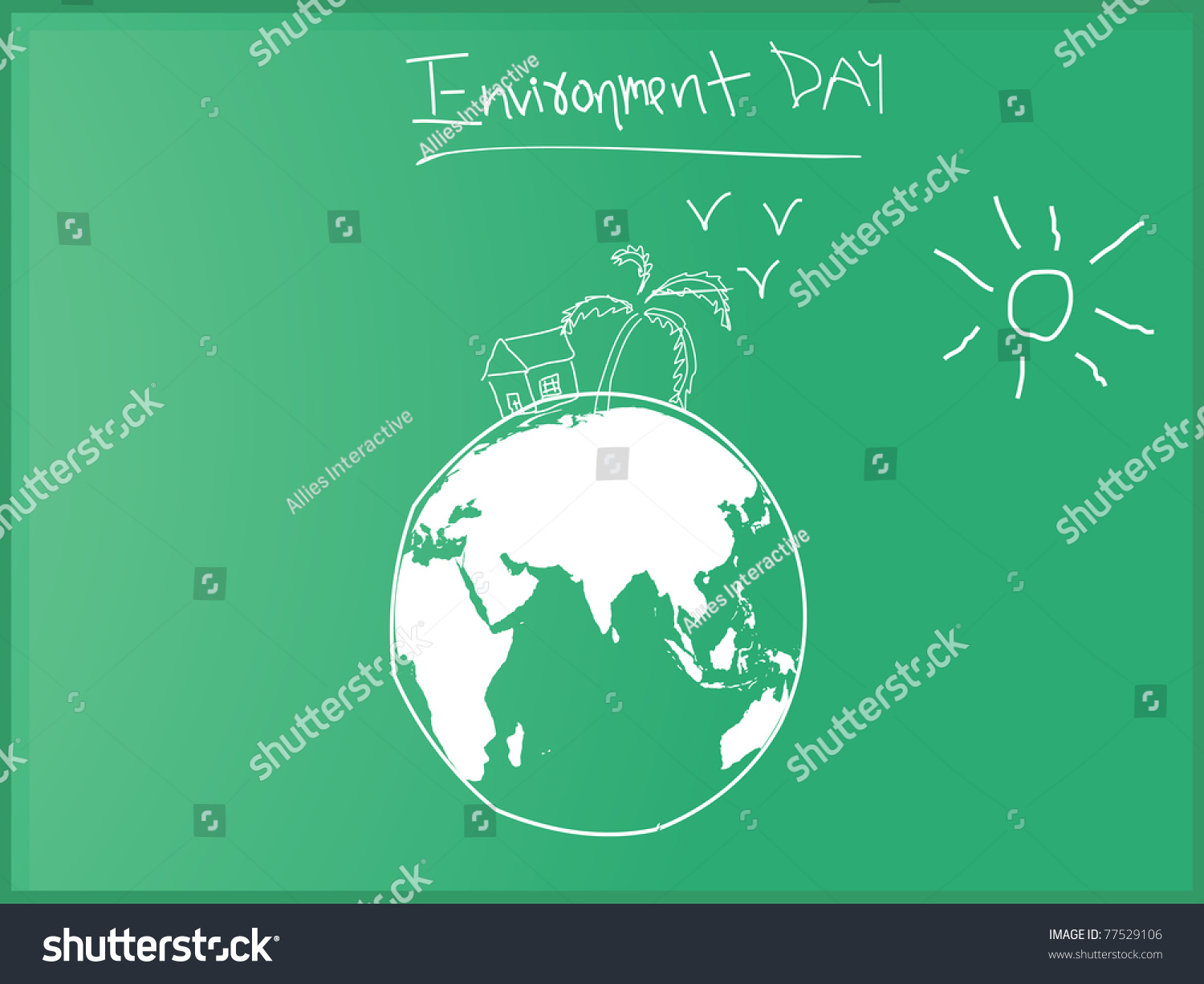 Vector World Environment Day Celebration Stock Vector (Royalty Free ...