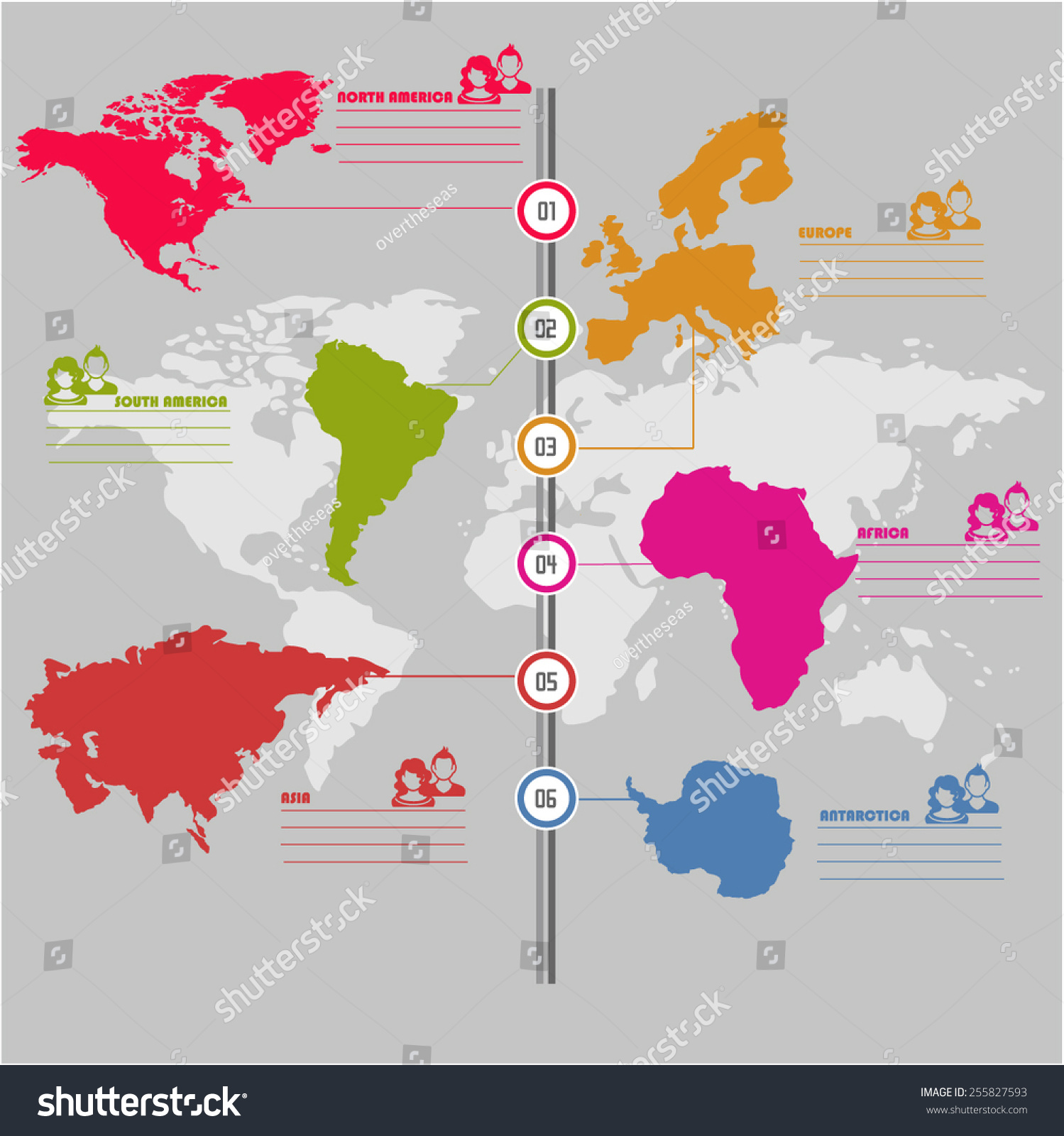 Vector World Technology Map Science Citizenship: เวกเตอร์สต็อก (ปลอดค่า ...