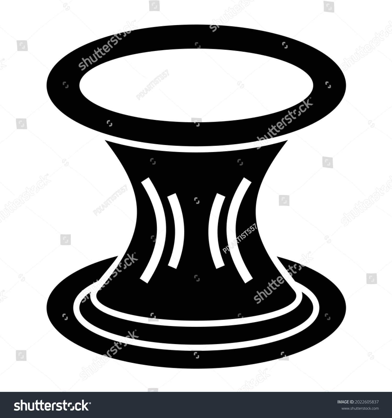 Vector Wormhole Glyph Icon Design Stock Vector (Royalty Free) 2022605837
