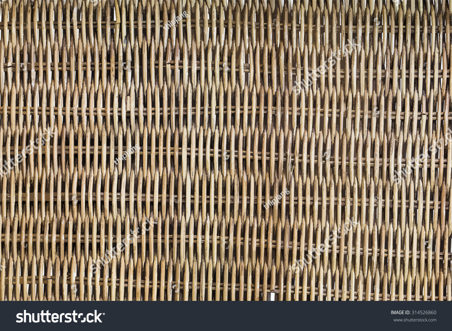 Vector Woven Rattan Natural Patterns Stock Vector (Royalty Free ...