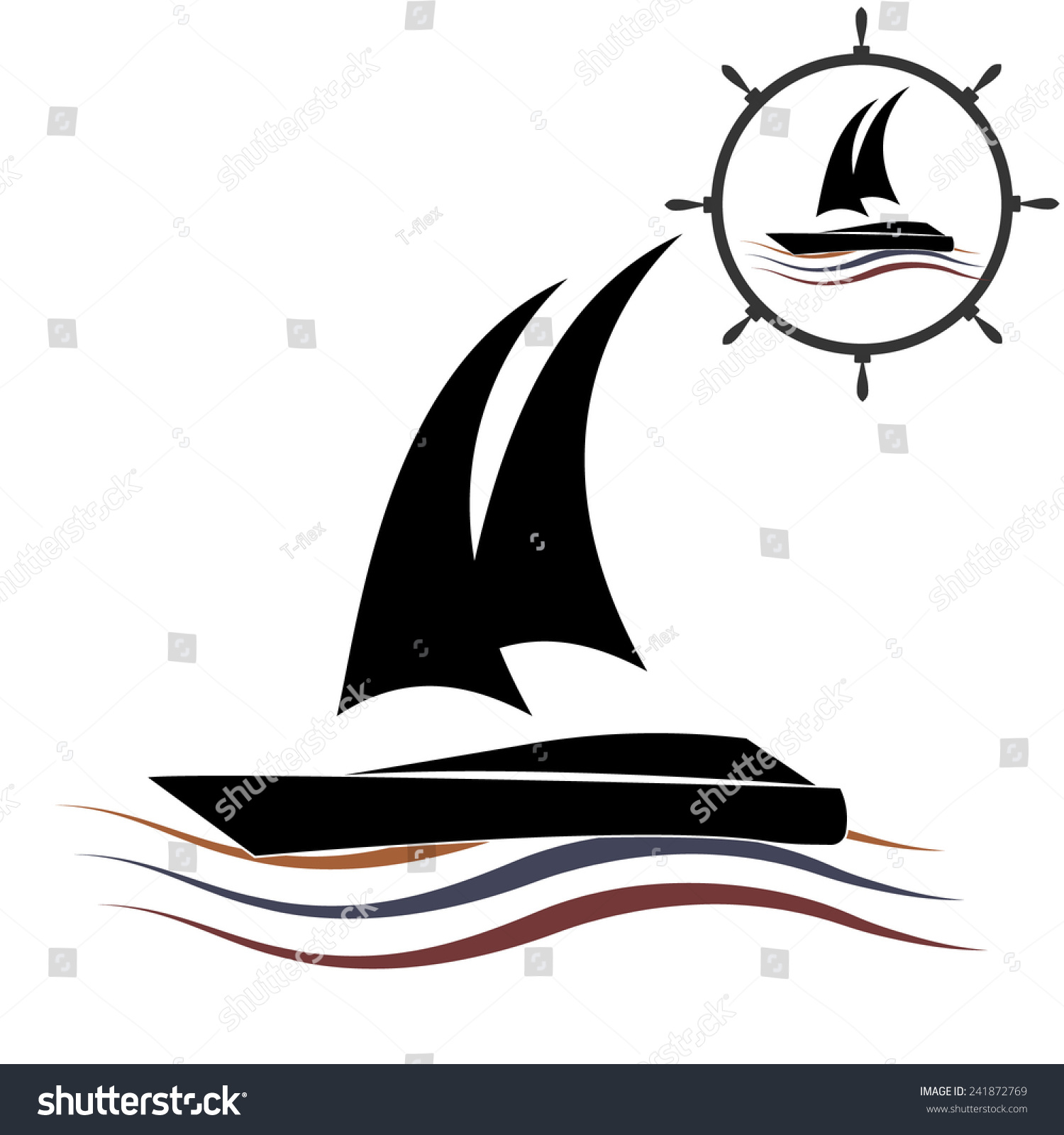 Vector Yacht Club Logo Label Sea Stock Vector (Royalty Free) 241872769 Vector Yacht Club Logo Label Sea Stock Vector (Royalty Free) 241872769
