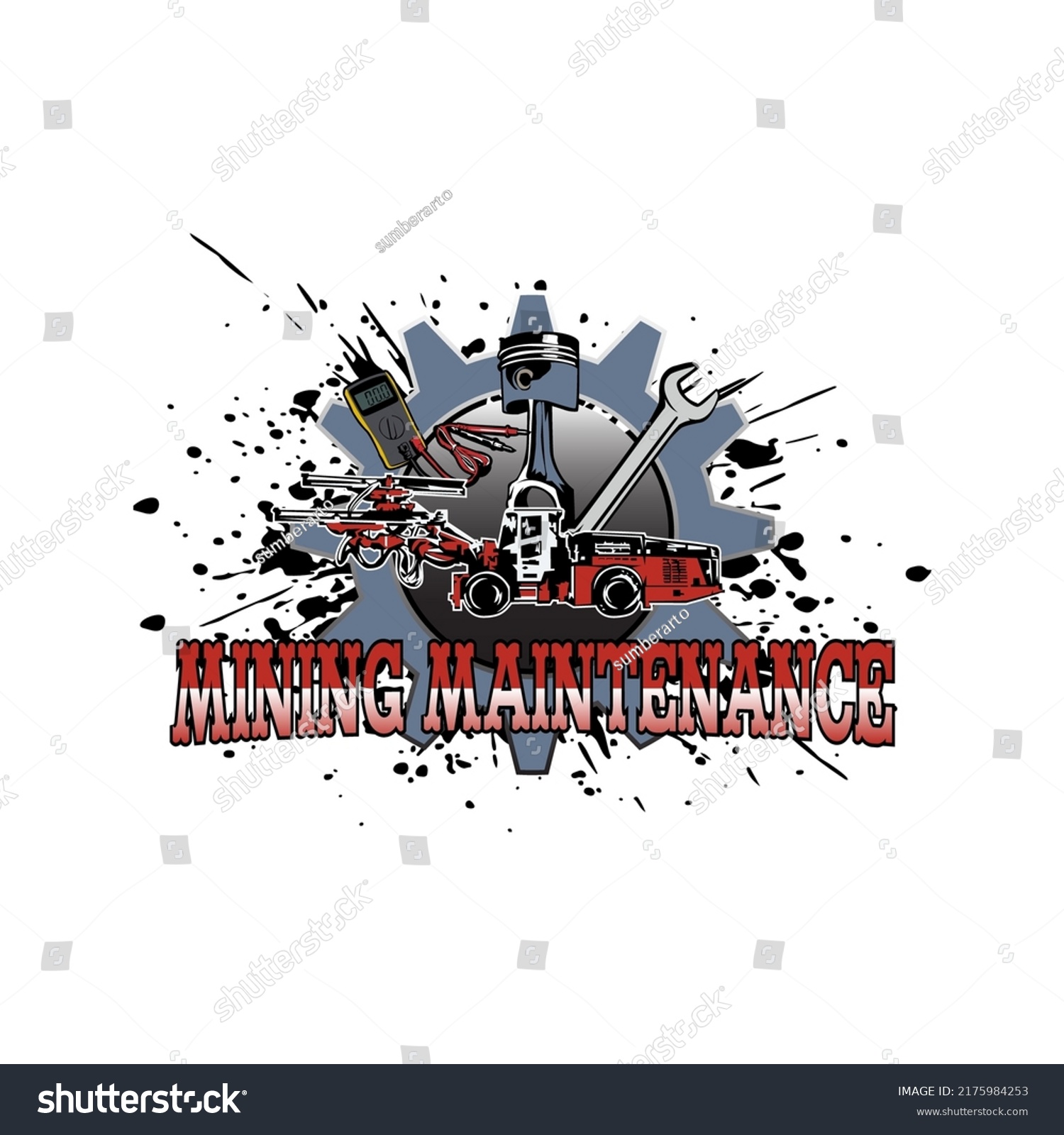 Vehicle Mining Logo Design Vector Stock Vector (Royalty Free ...