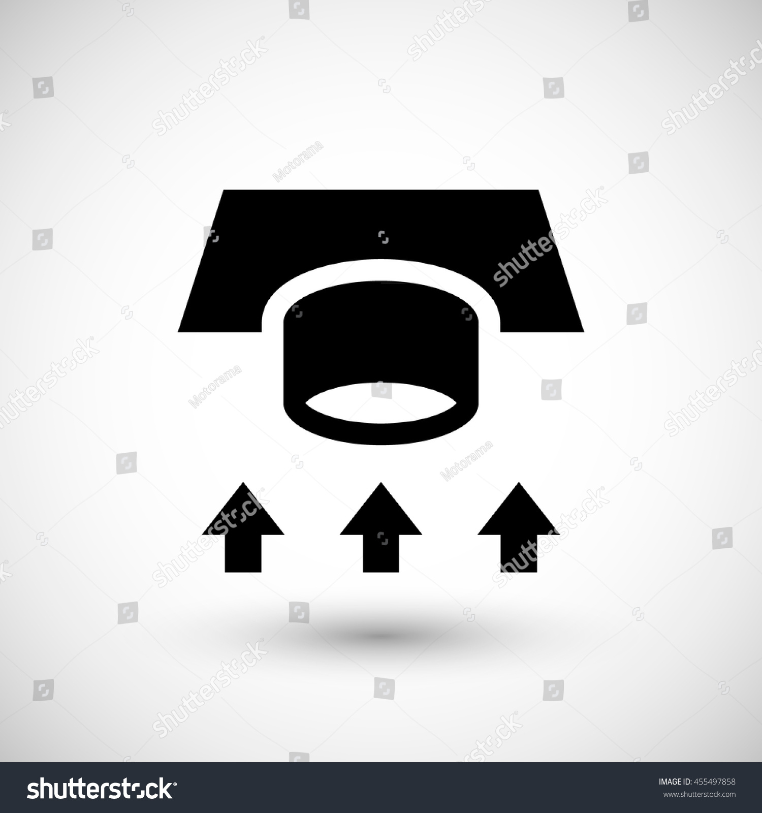 Ventilation Duct Icon Stock Vector (Royalty Free) 455497858 | Shutterstock