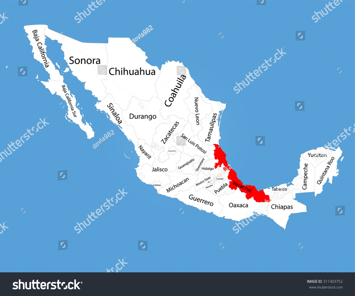 Veracruz Map Vector Silhouette Illustration Isolated Stock Vector ... Veracruz Map Vector Silhouette Illustration Isolated Stock Vector ...
