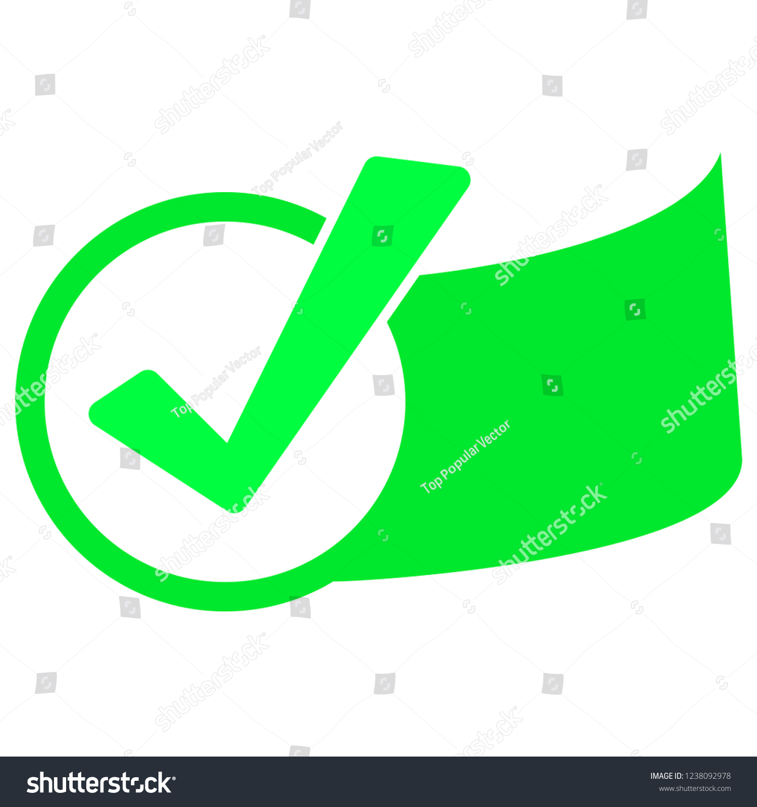 Verified Label Checkmark Sign Vector Illustration Stock Vector (Royalty ...