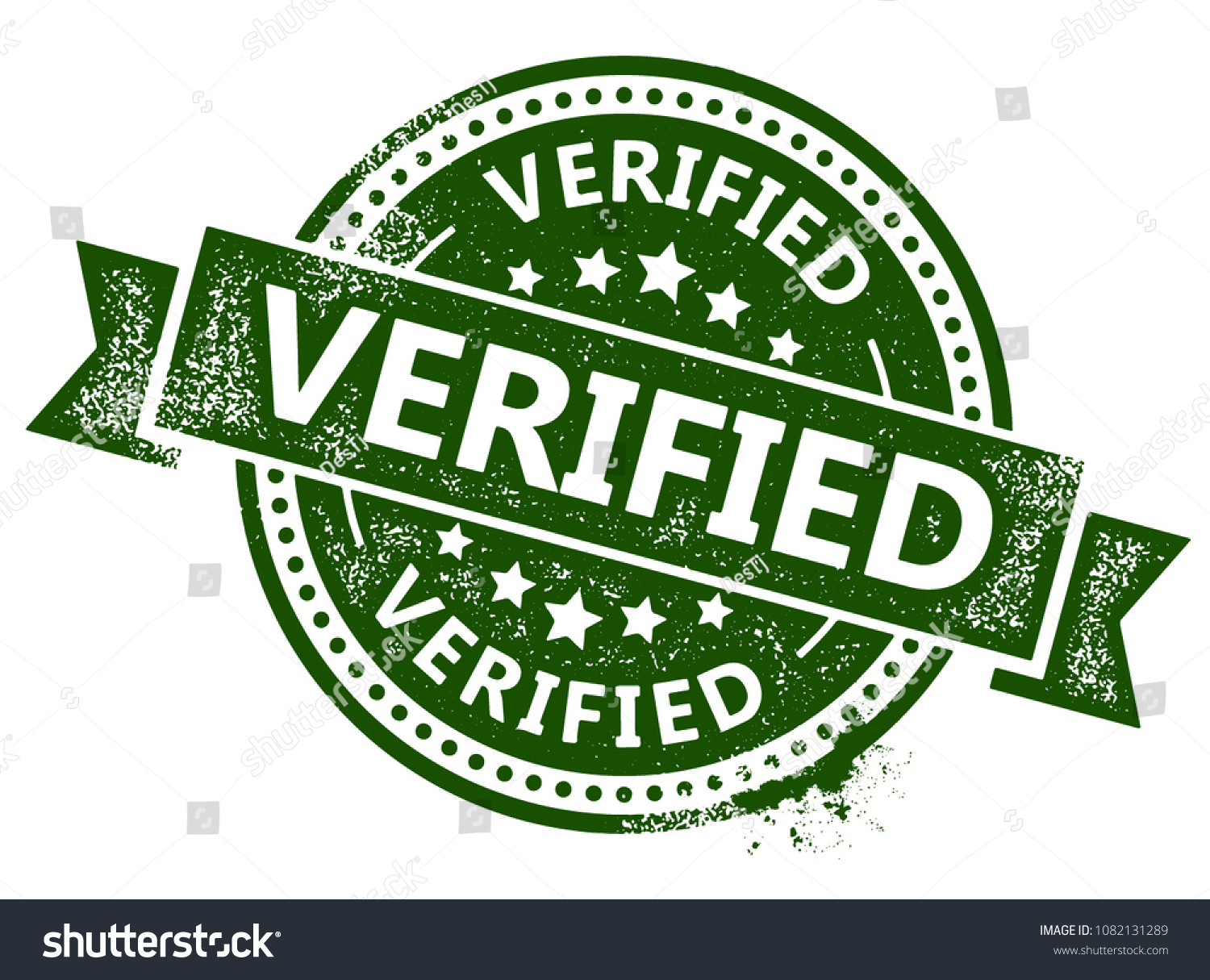 Verified Rubber Stamp Stock Vector (Royalty Free) 1082131289 | Shutterstock