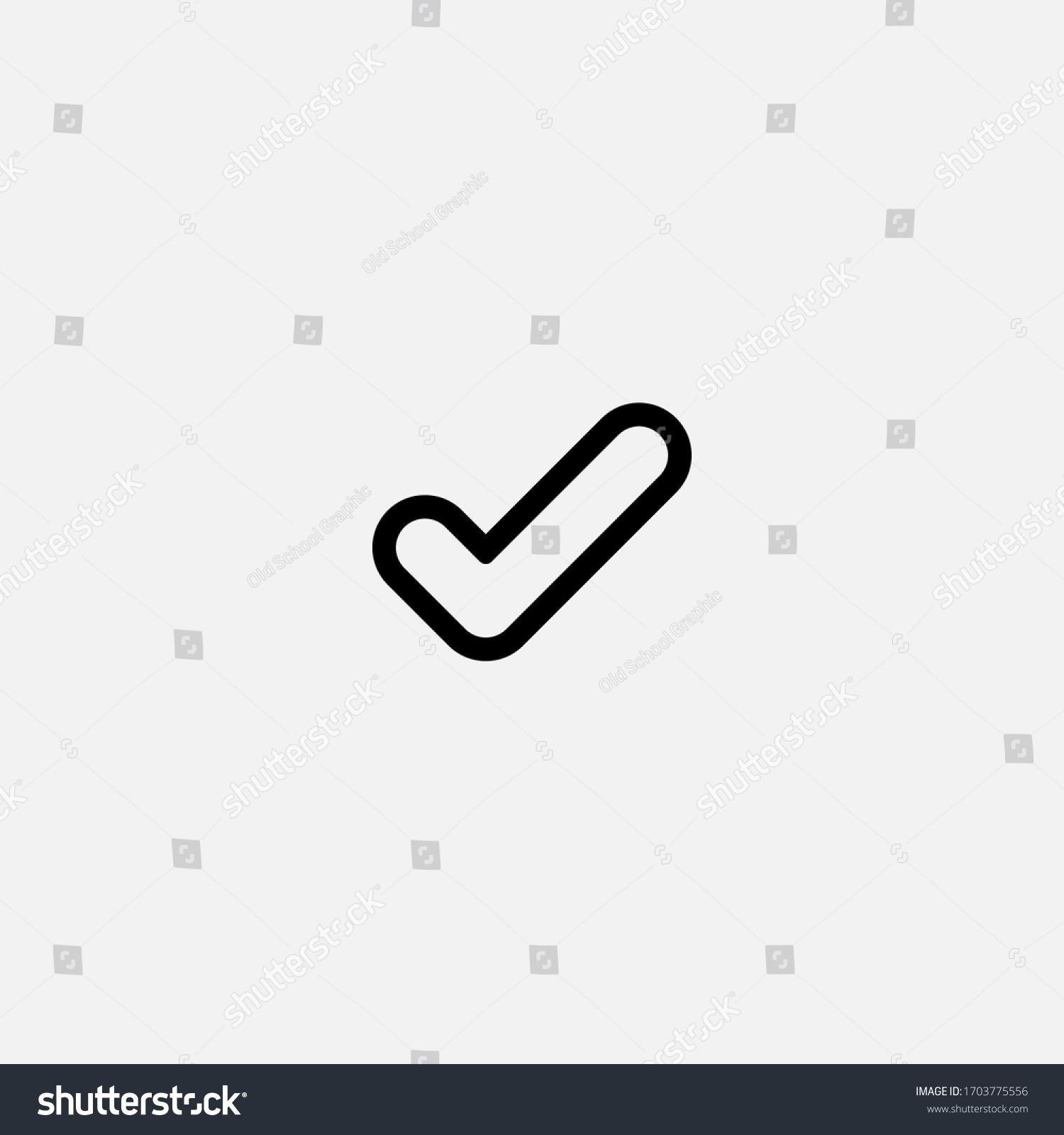 verificación del signo del ilustrador vectorial: vector de stock (libre ...