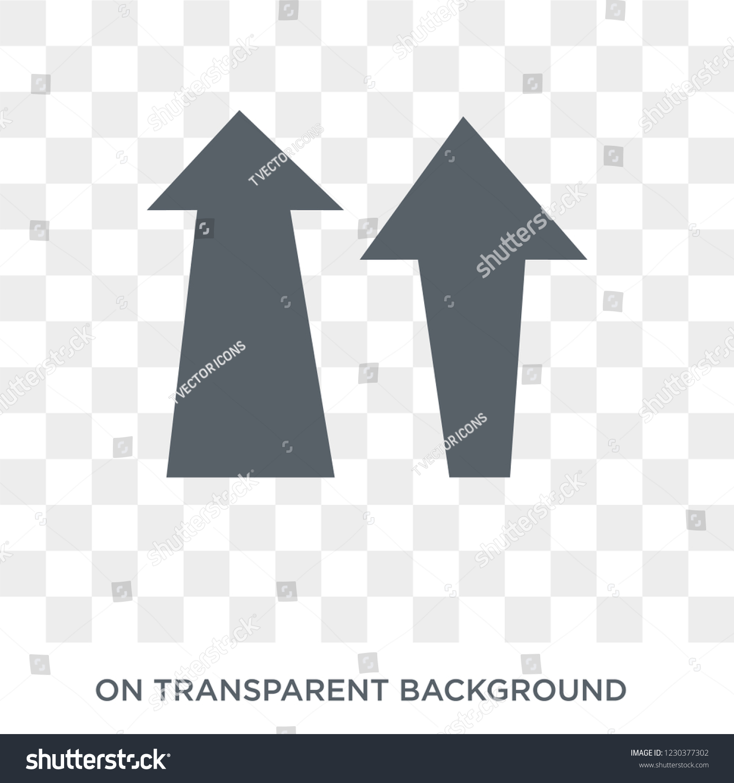 Vertical Alignment Icon Vertical Alignment Design Stock Vector (Royalty ...