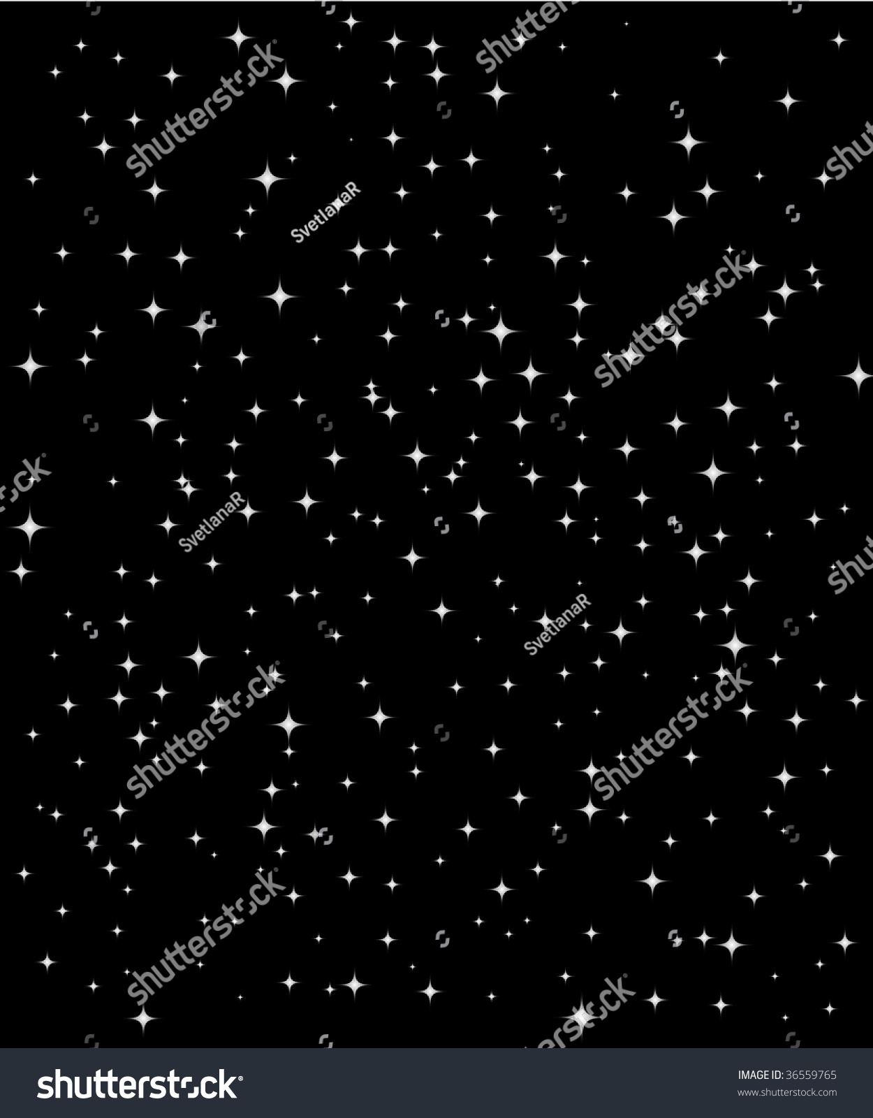 Vertical Star Vector Night Sky: vector de stock (libre de regalías ...