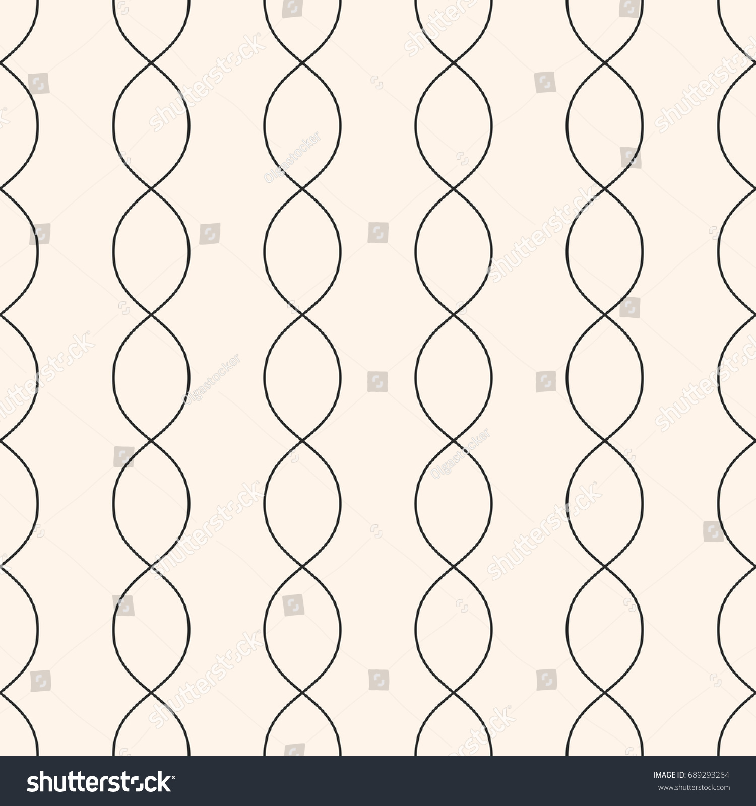 Vertical Wavy Lines Seamless Pattern Subtle Stock Vector (Royalty Free ...