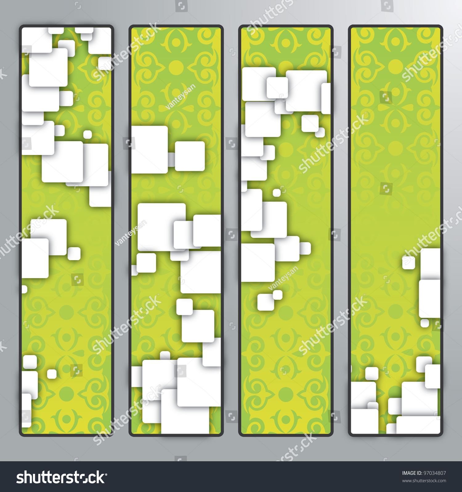 Vertical Web Banners Pixel Art Vector: เวกเตอร์สต็อก (ปลอดค่าลิขสิทธิ์ ...
