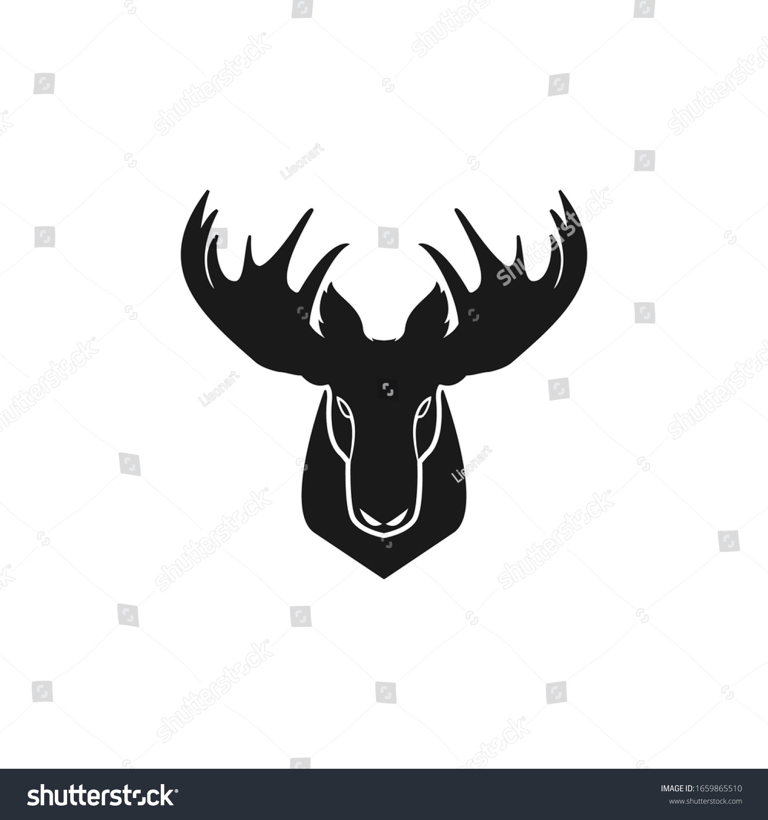 182 Bull moose profile Images, Stock Photos & Vectors | Shutterstock