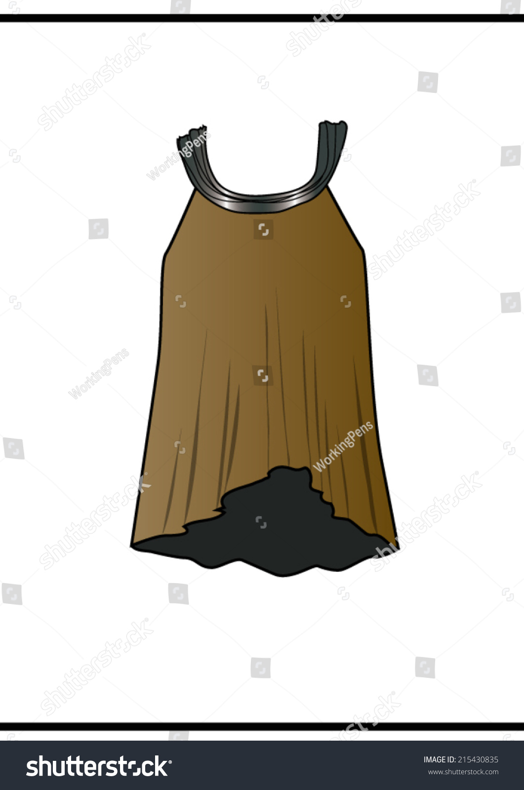 Vest Top Cad Drawing Vector Stock Vector (Royalty Free) 215430835 ...