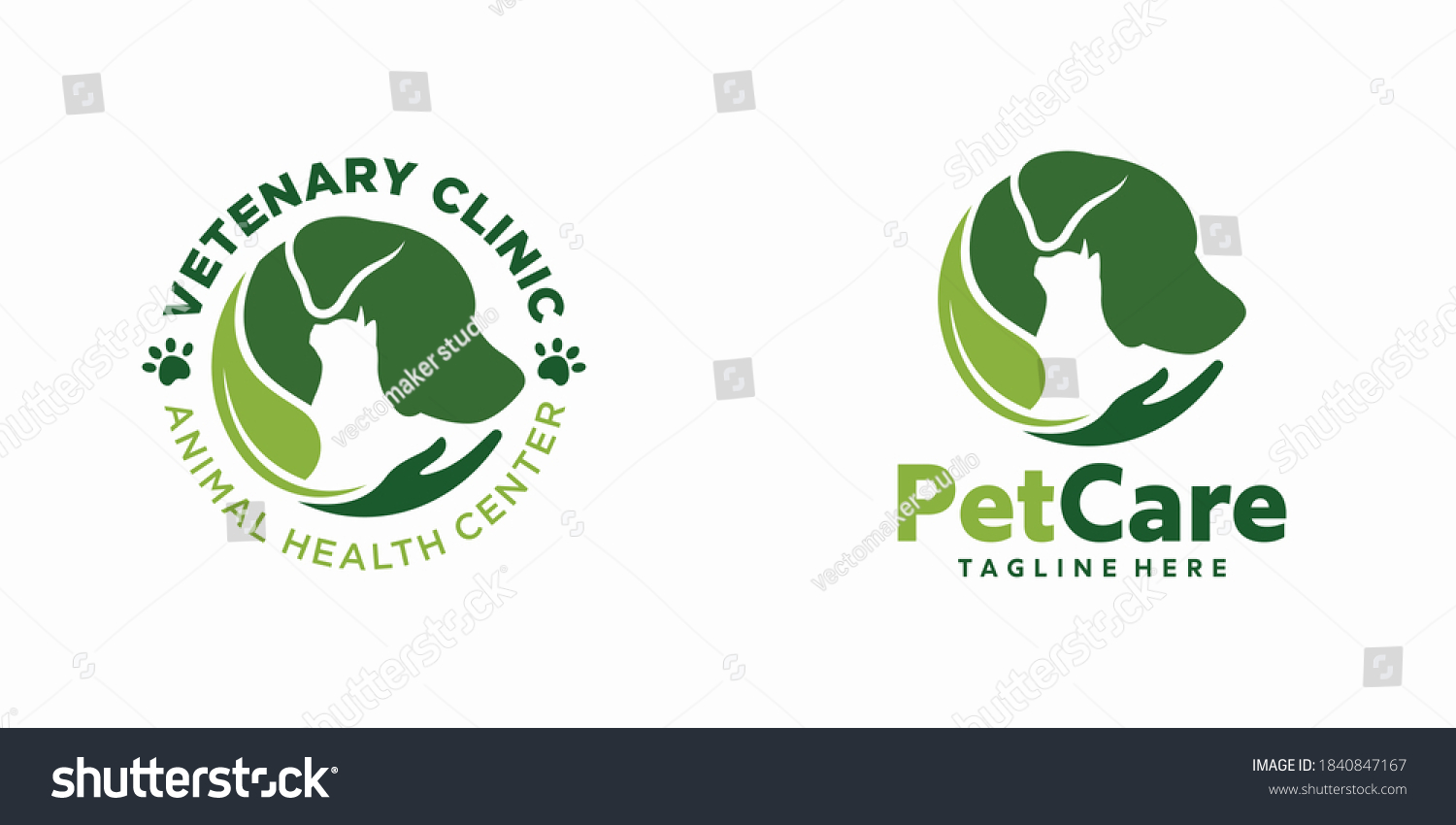 Veterinary Logo Cat Dog Logo Design Stock Vector (Royalty Free) 1840847167 Veterinary Logo Cat Dog Logo Design Stock Vector (Royalty Free) 1840847167