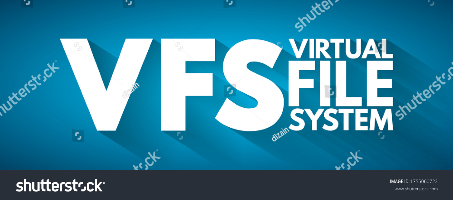 Vfs Virtual File System Acronym Technology Stock Vector (Royalty Free ... Vfs Virtual File System Acronym Technology Stock Vector (Royalty Free ...