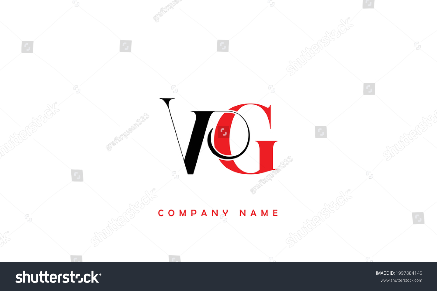 Vg Gv Alphabets Letters Logo Monogram Stock Vector (Royalty Free ...