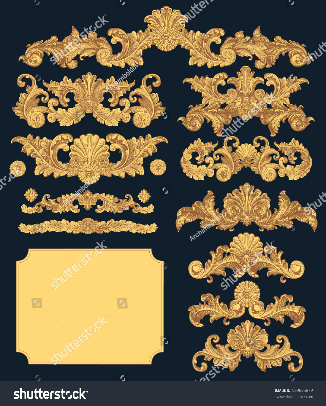 Victorian Baroque Floral Ornament Decorative Pattern Stock Vector ... Victorian Baroque Floral Ornament Decorative Pattern Stock Vector ...