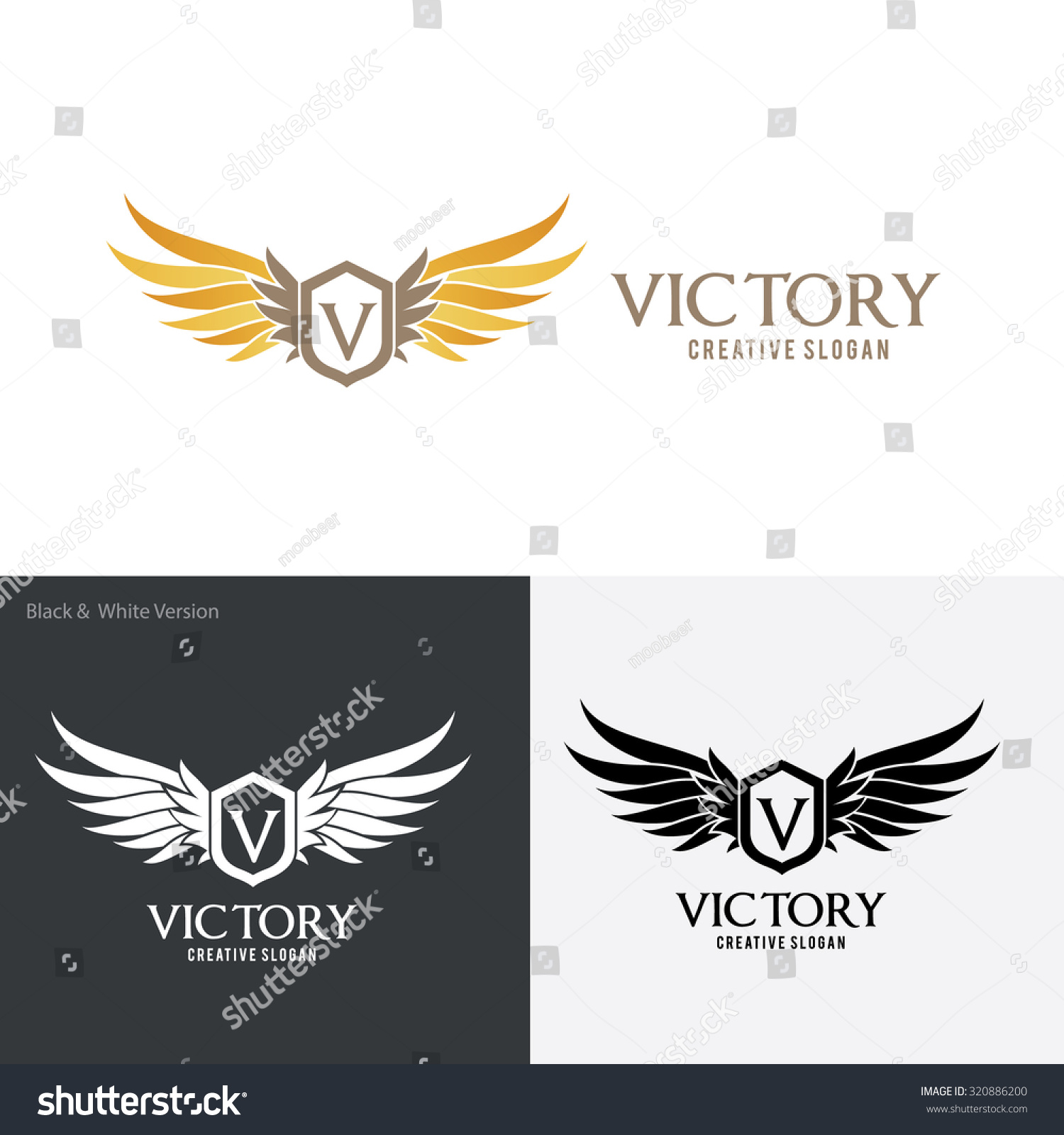 Victory Logo,Vector Logo Template. - 320886200 : Shutterstock